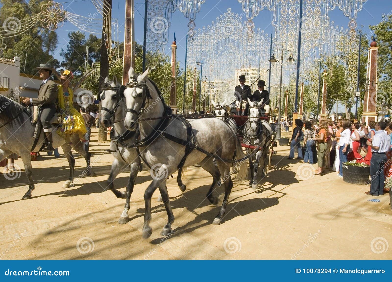 Horse Fair in Jerez, Cadiz Spain Editorial Stock Image - Image of ...