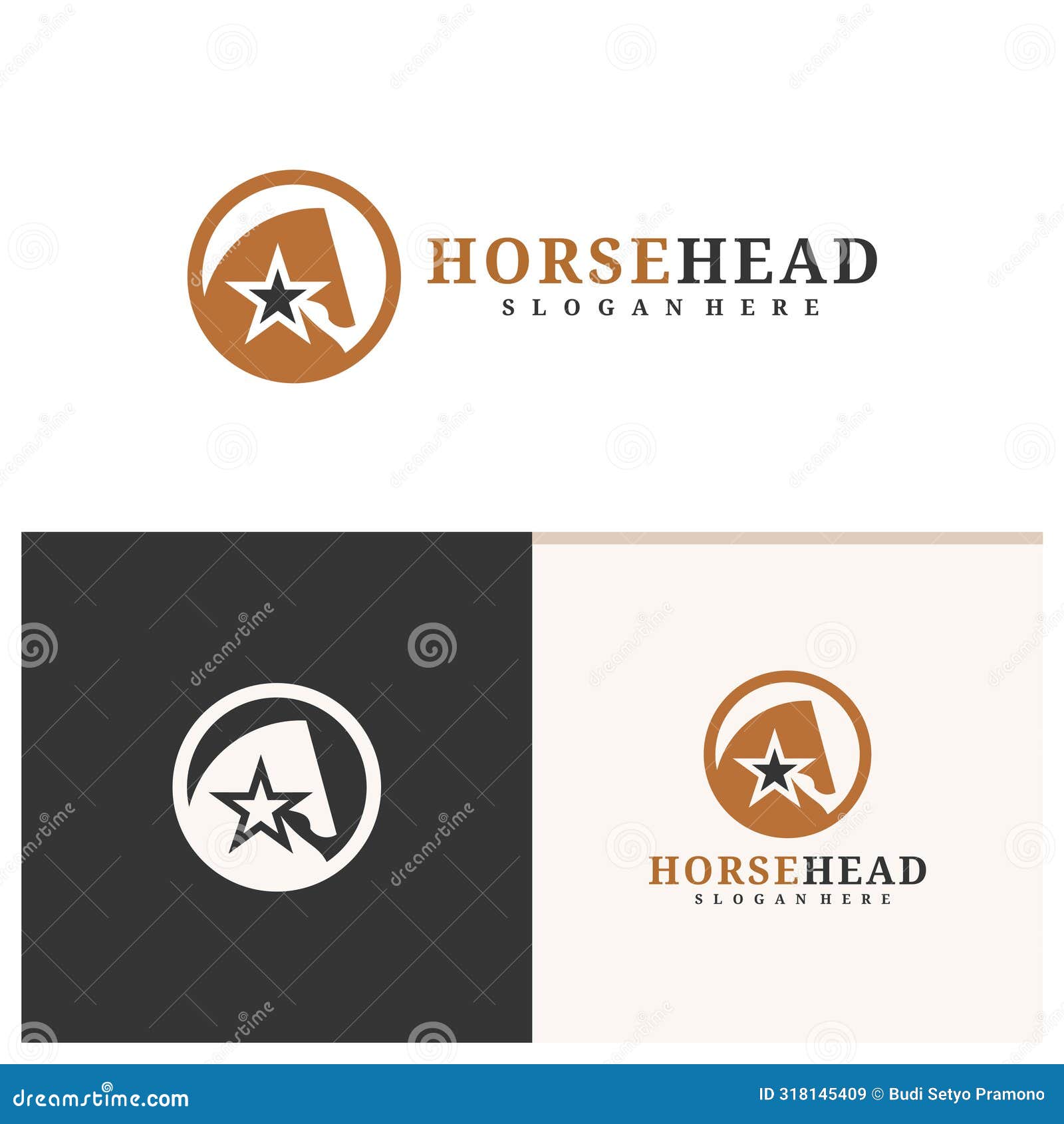 Horse Head Logo Design Vector. Horse Illustration Logo Concept Stock ...