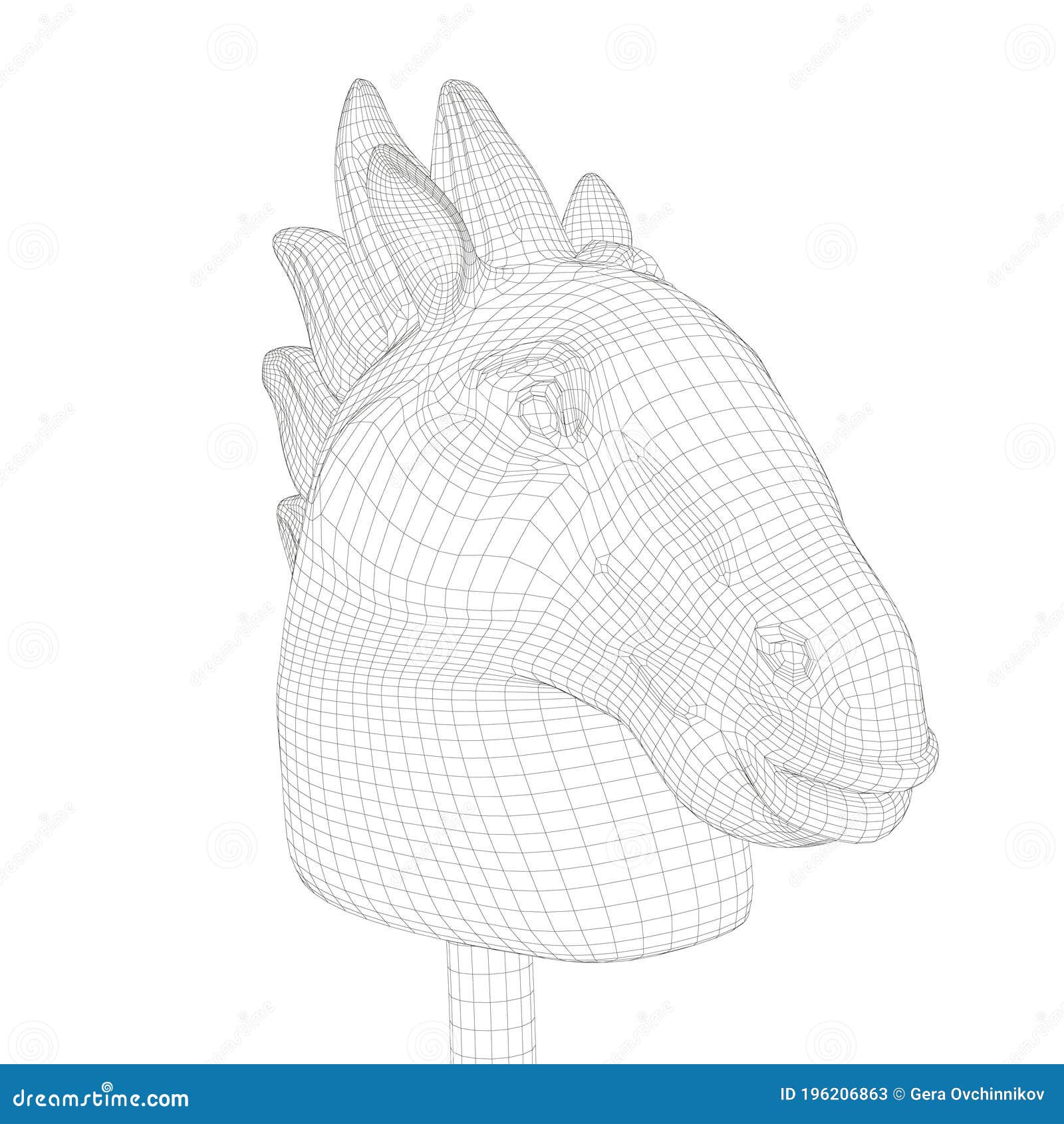 A Skeleton Stick Man Artist Drawing Painting A Curved Red Line On A ...