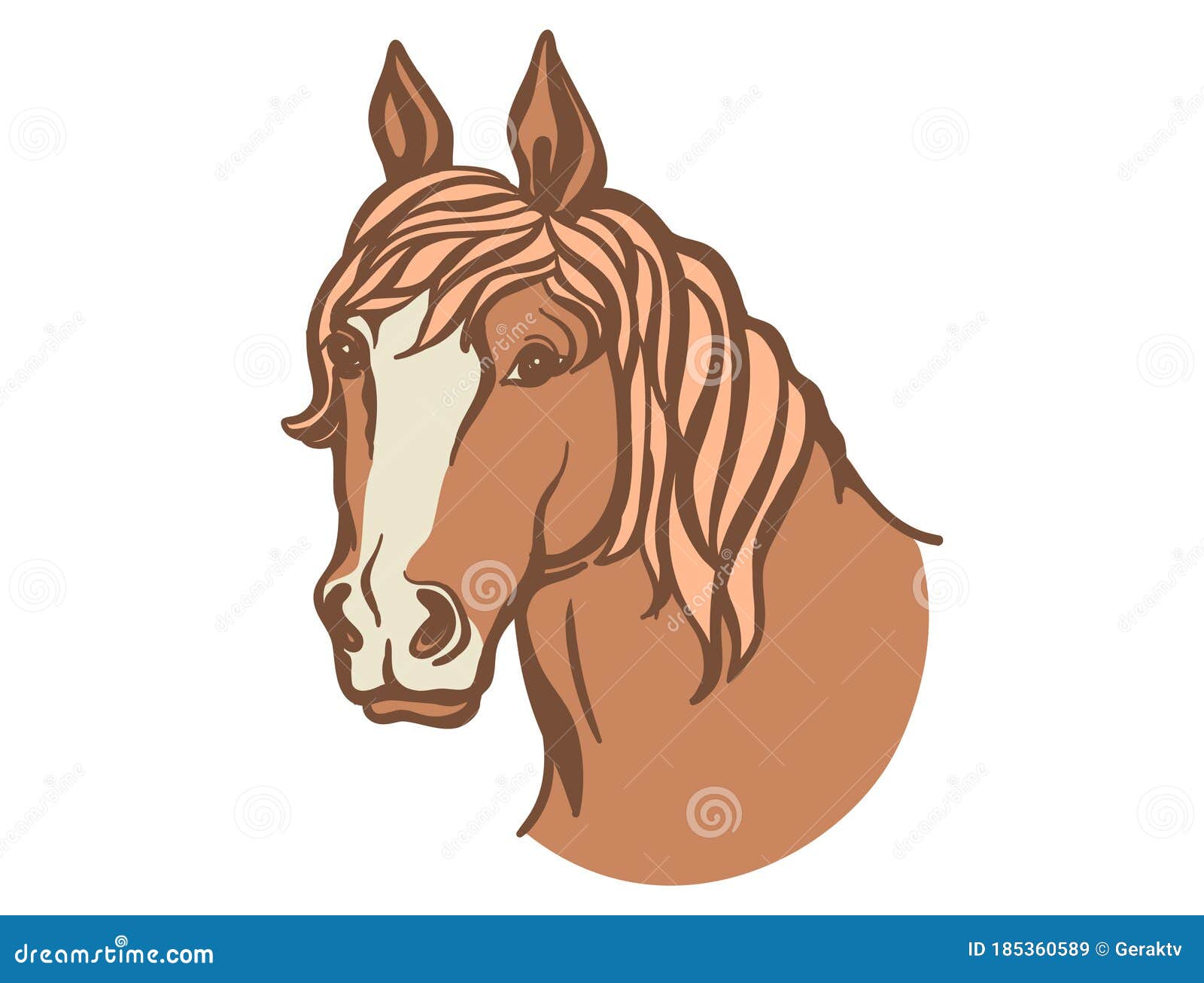 Horse Head Vector