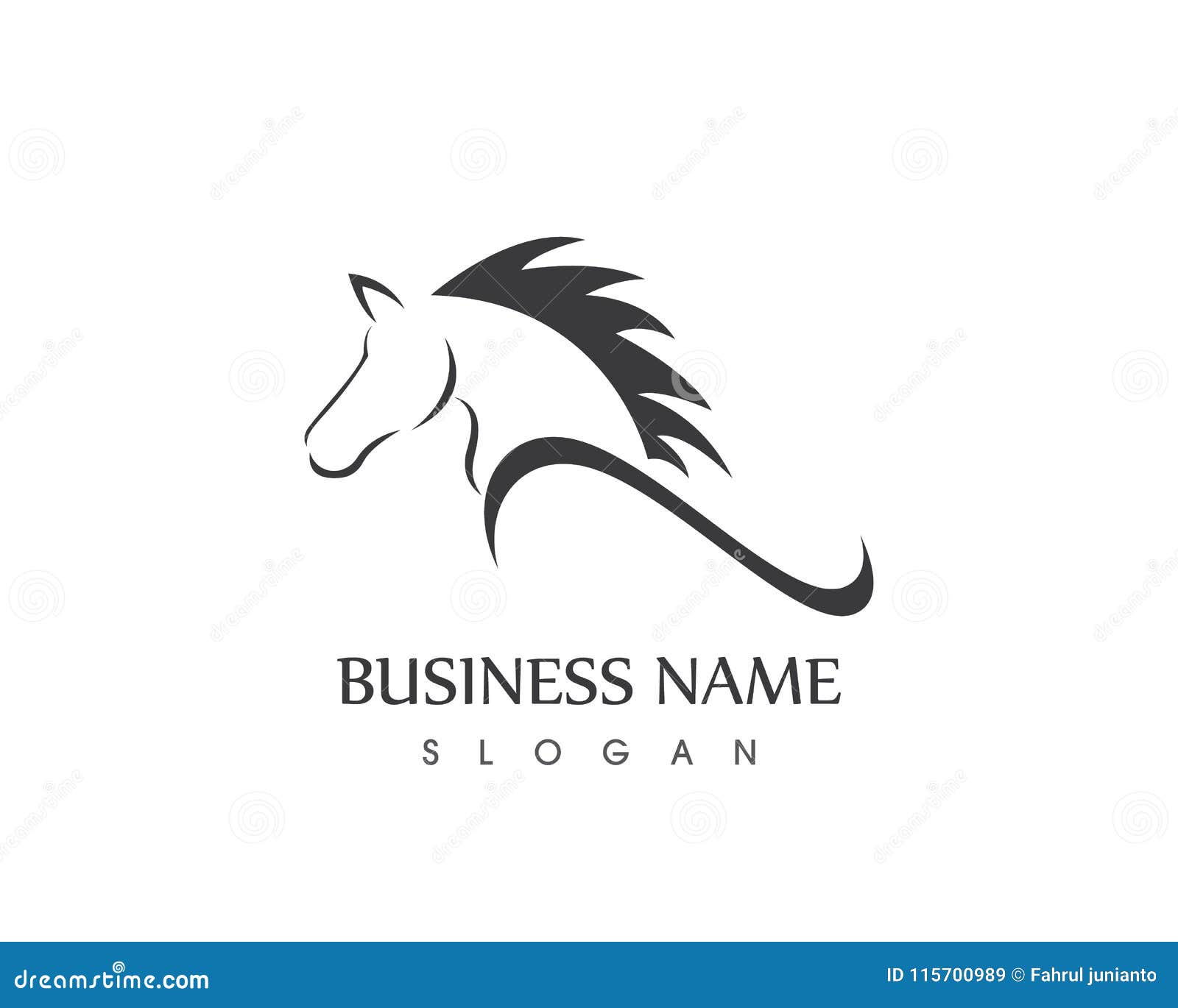 Horse Icon Logo Design Vector Illustration Stock Vector - Illustration ...