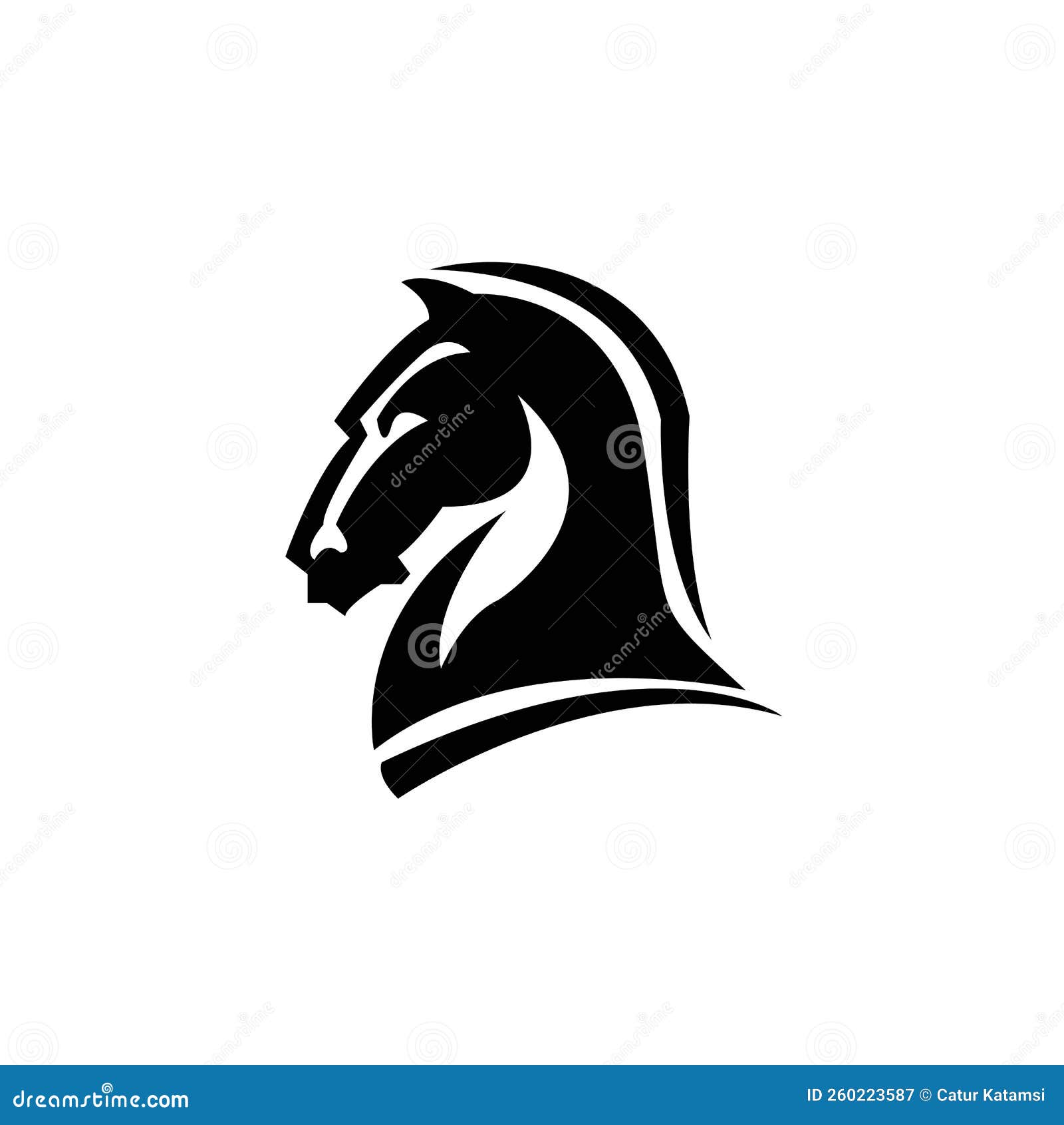 Horse icon logo vector stock vector. Illustration of stallion - 260223587