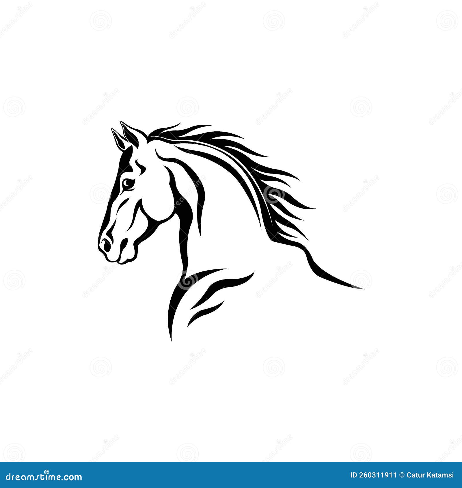 Horse Icon Logo Vector Design Stock Illustration - Illustration of west ...
