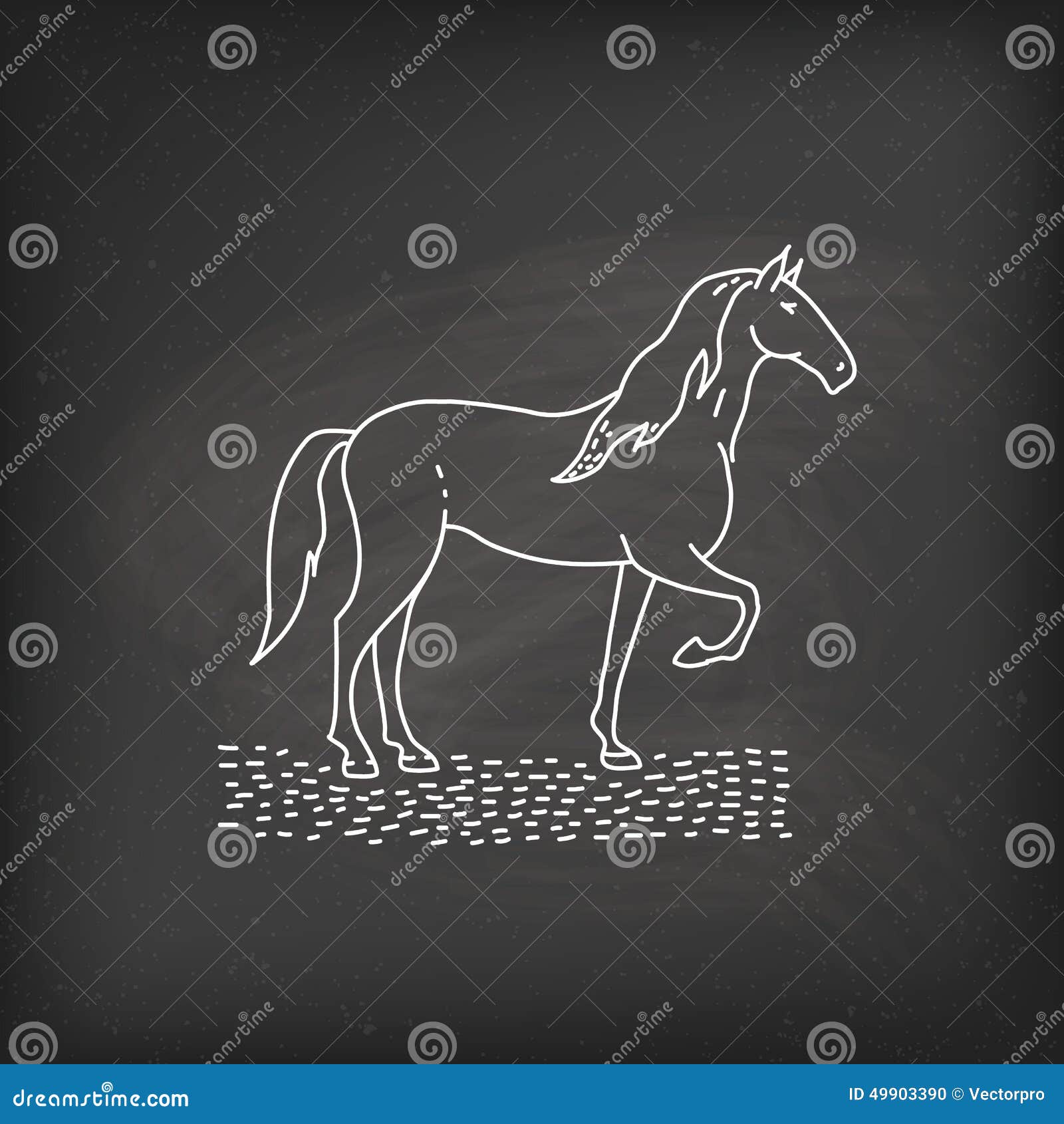Horse icons stock illustration. Illustration of stallion - 49903390