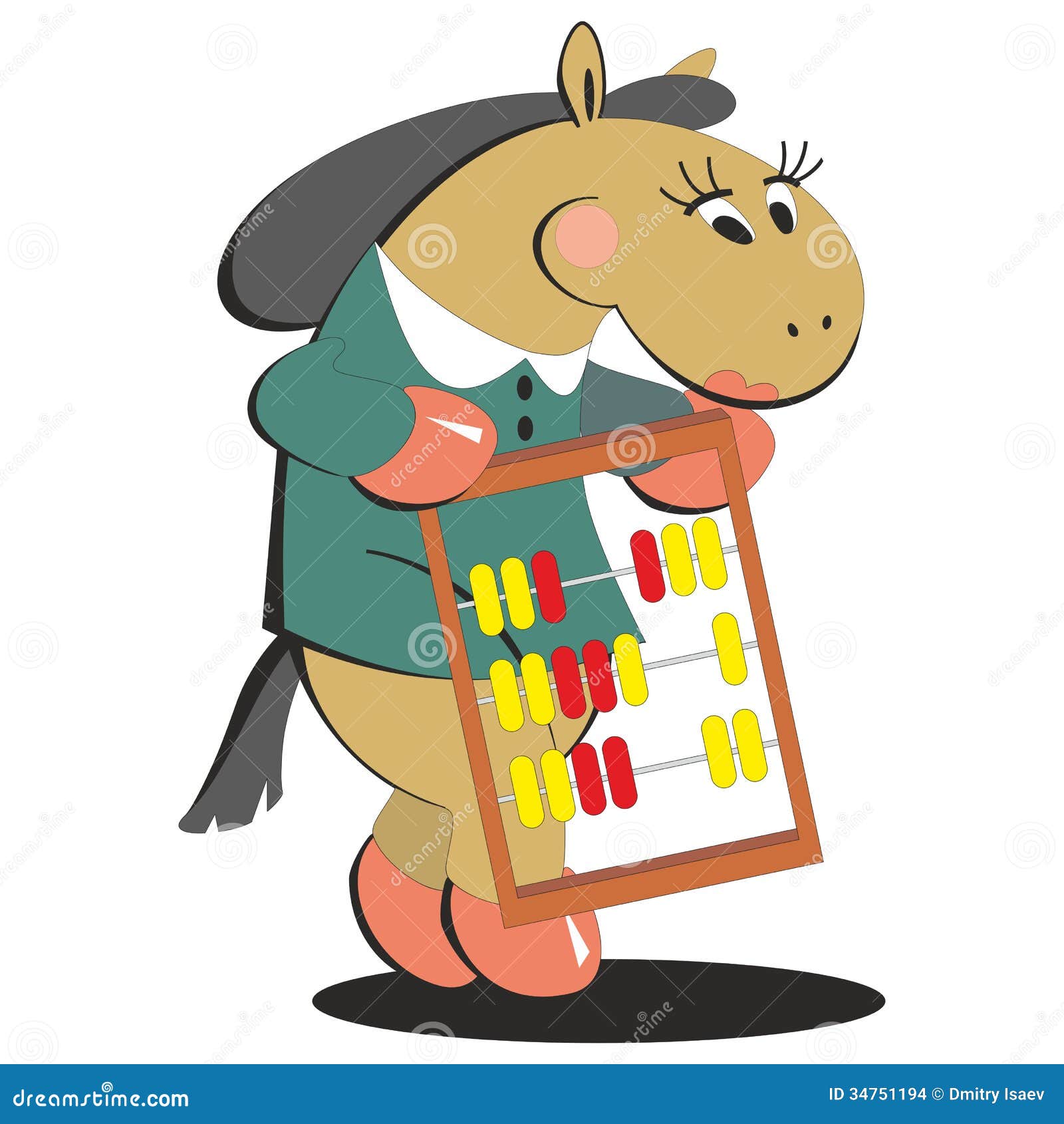 Horse keeps score 008 stock vector. Illustration of bills - 34751194