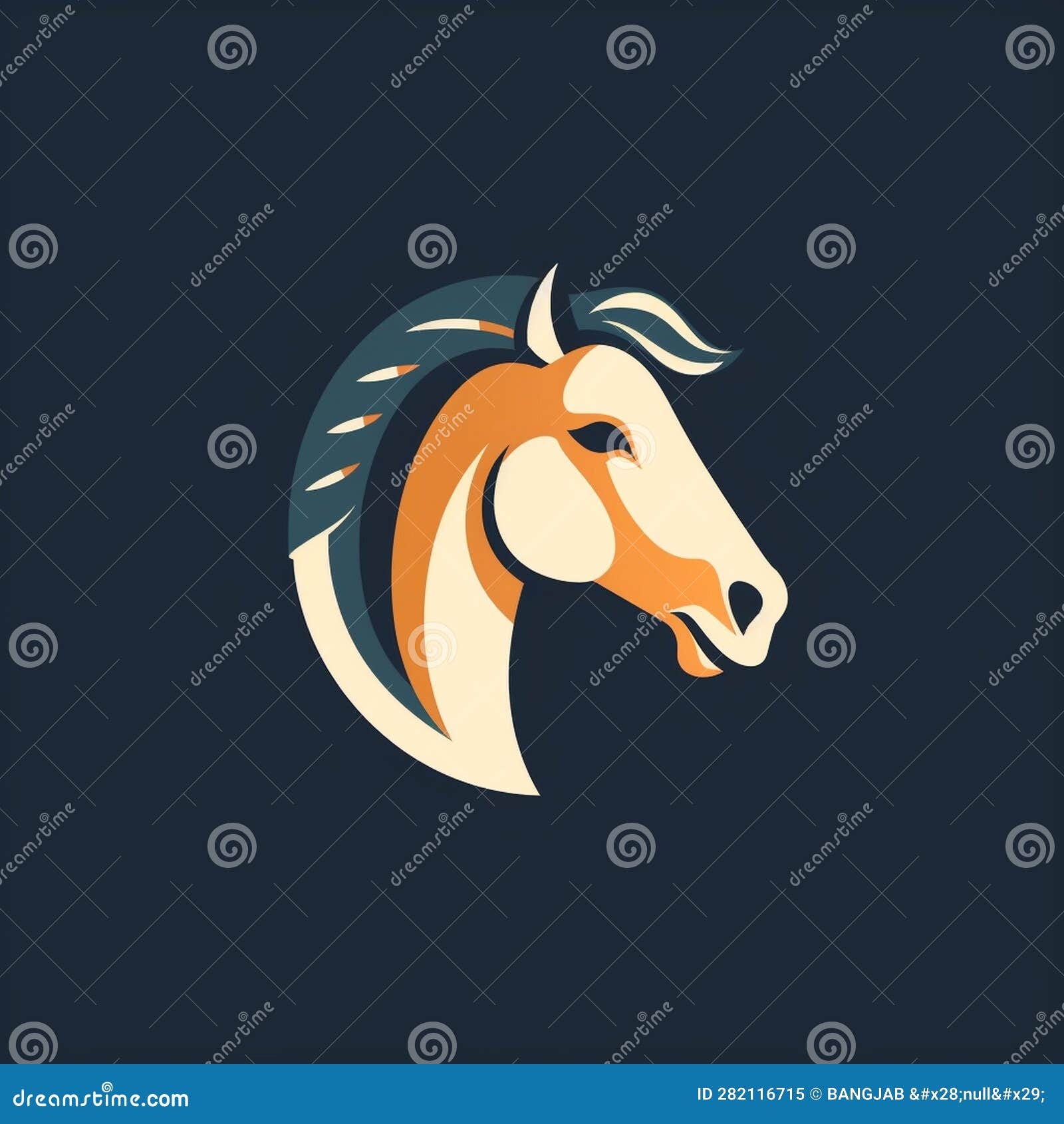 Simple drawing of a horse stock illustration. Illustration of captures ...