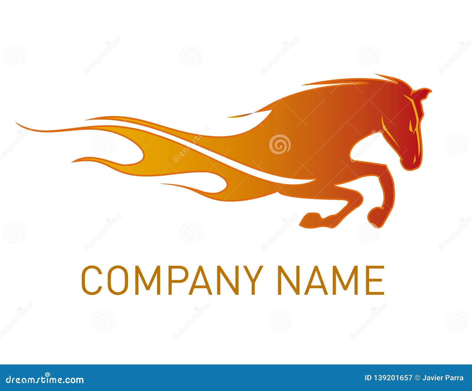 Horse fire logo stock vector. Illustration of head, horse - 139201657
