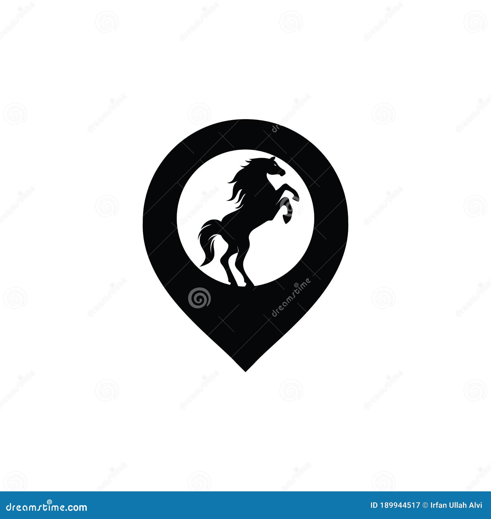 Horse and Map Pointer Logo Design. Stock Vector - Illustration of ... Horse and Map Pointer Logo Design. Stock Vector - Illustration of ...