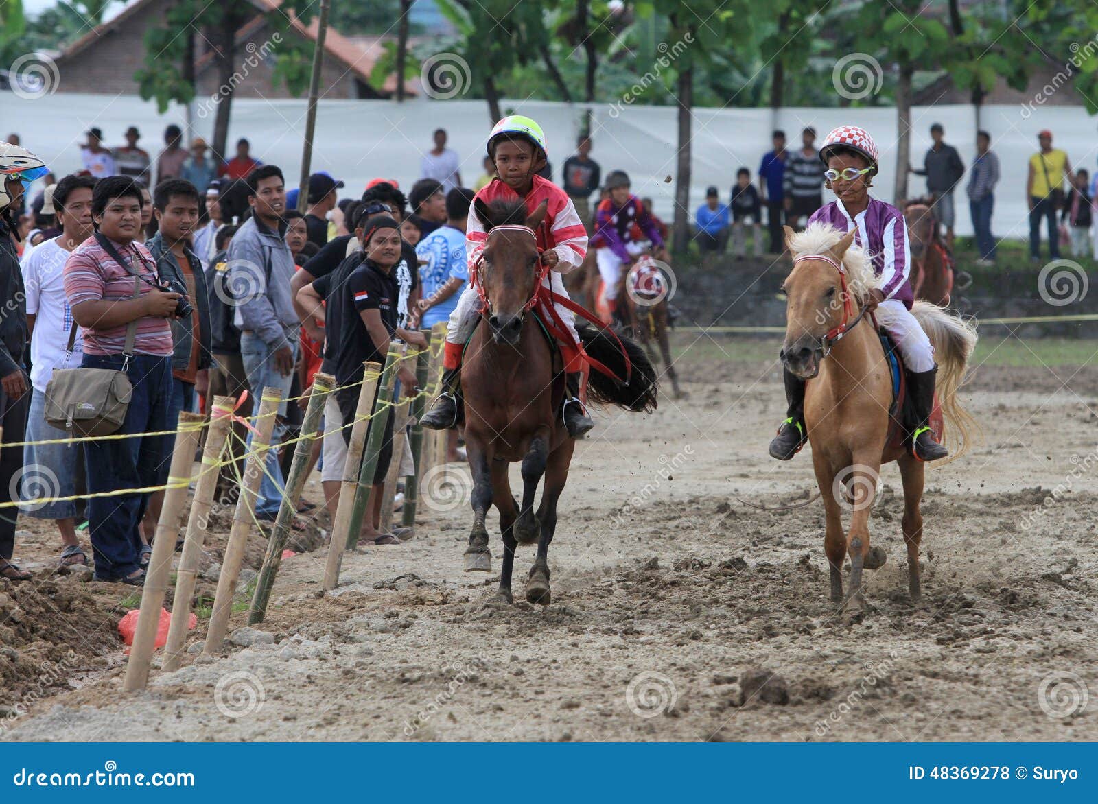 Horse races editorial stock photo. Image of indonesia - 48369278