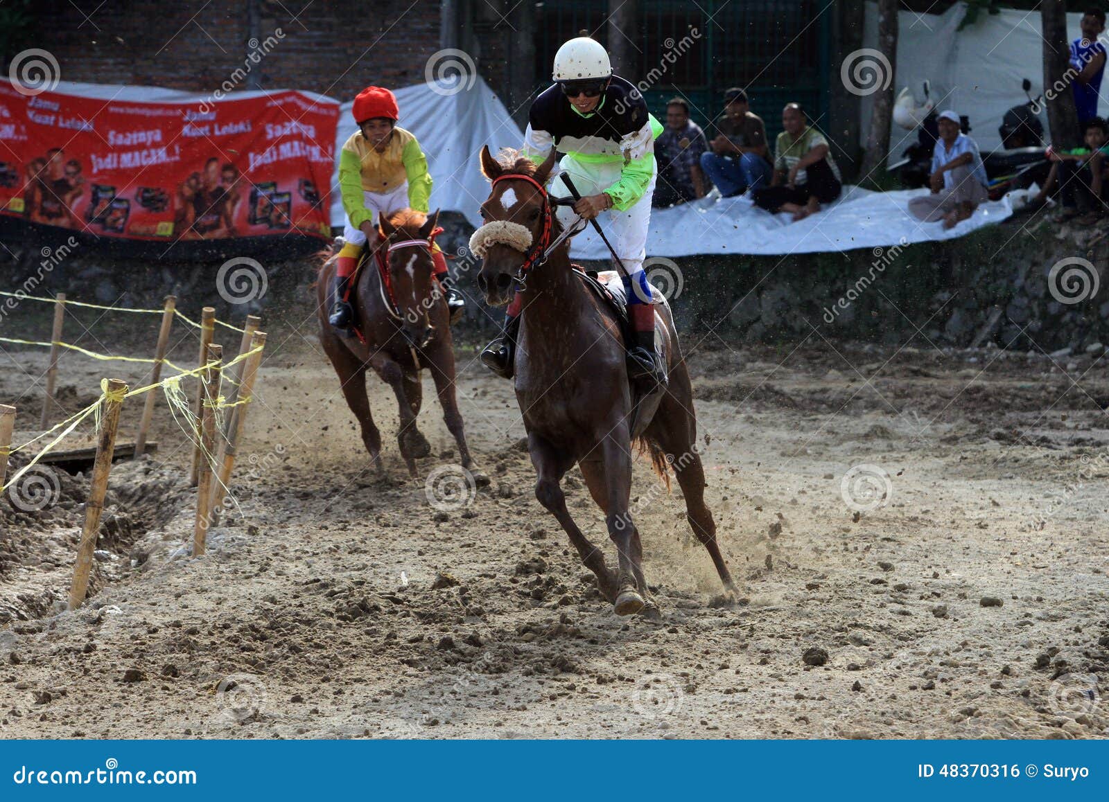 Horse races editorial photo. Image of java, sukoharjo - 48370316