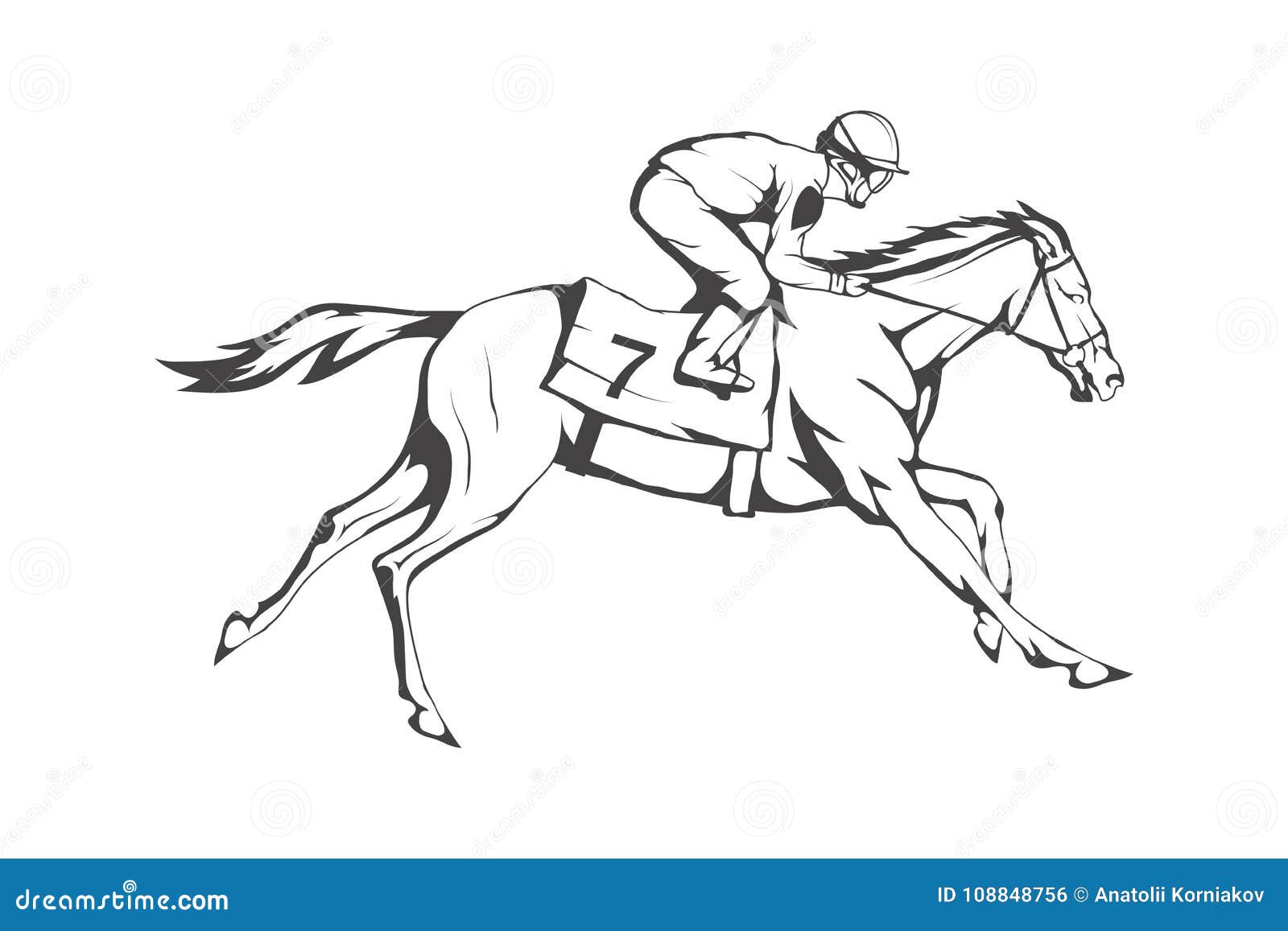 Horse Racing. Jockey on Racing Horse Running To the Finish Line Stock ... Horse Racing. Jockey on Racing Horse Running To the Finish Line Stock ...