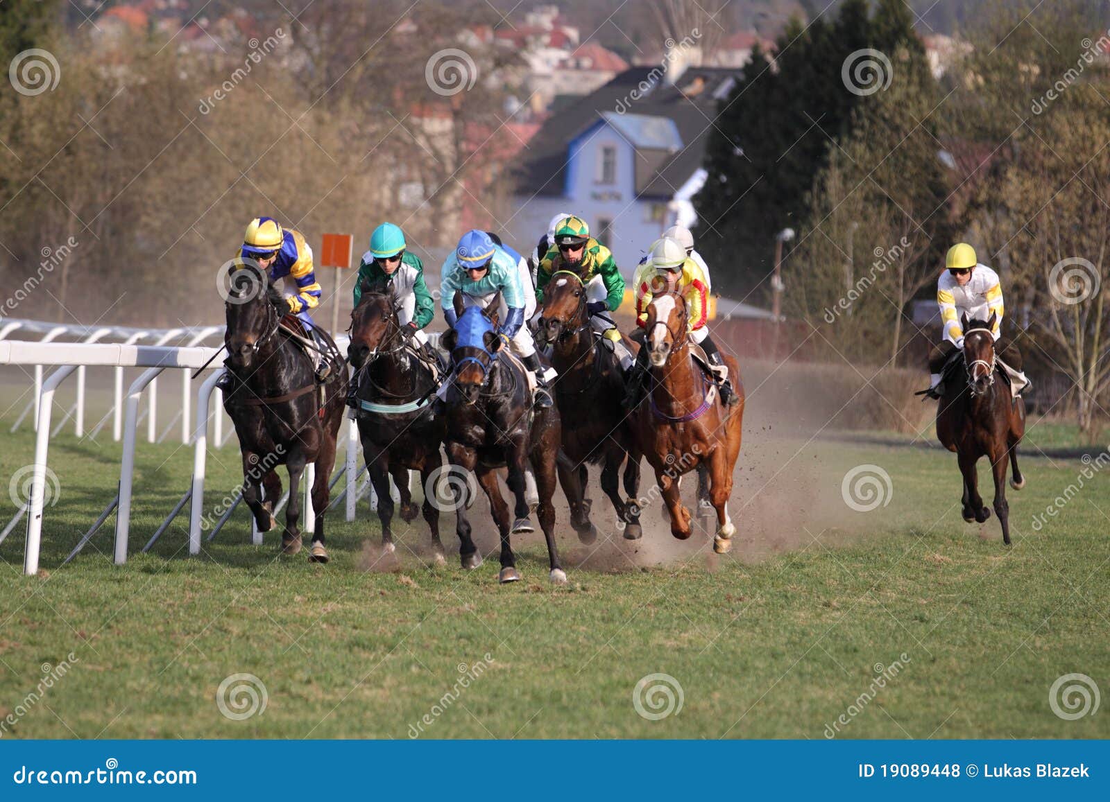 Horse Racing in Prague Chuchle Editorial Stock Photo - Image of derby ...