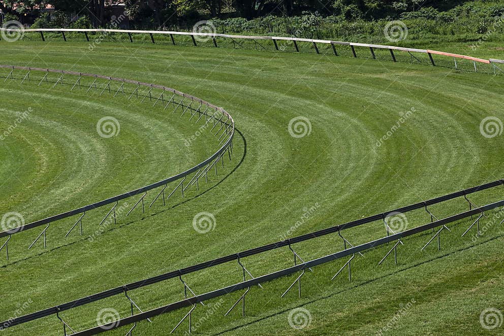 Horse Racing Track Corner stock image. Image of colors - 27800435