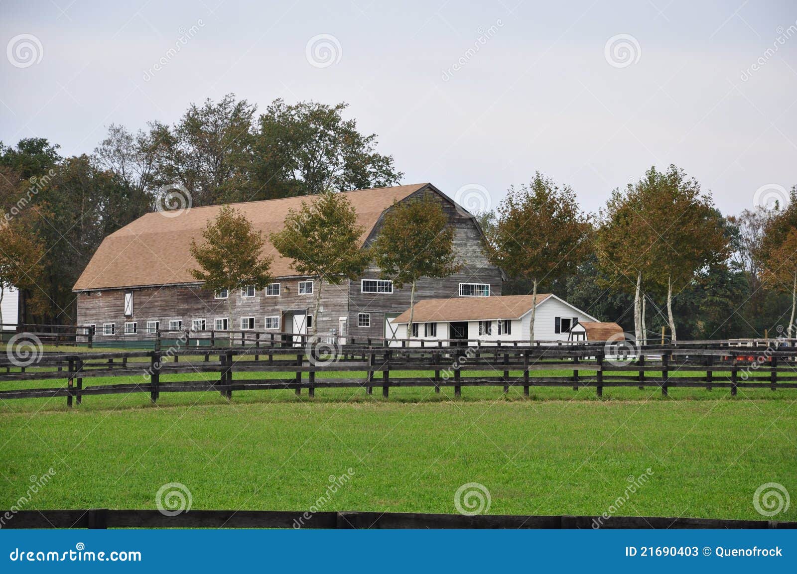 Horse Ranch Barn stock image. Image of barn, grass, vintage - 21690403