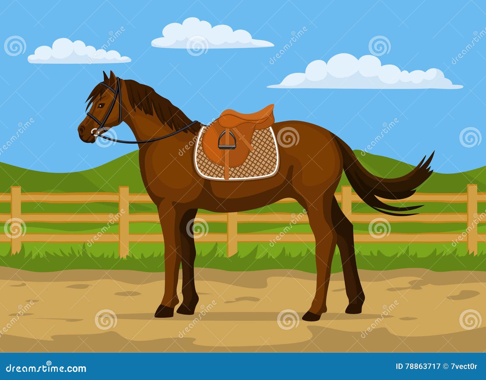 Horse Ranch In The Southwest Royalty-Free Stock Photography ...