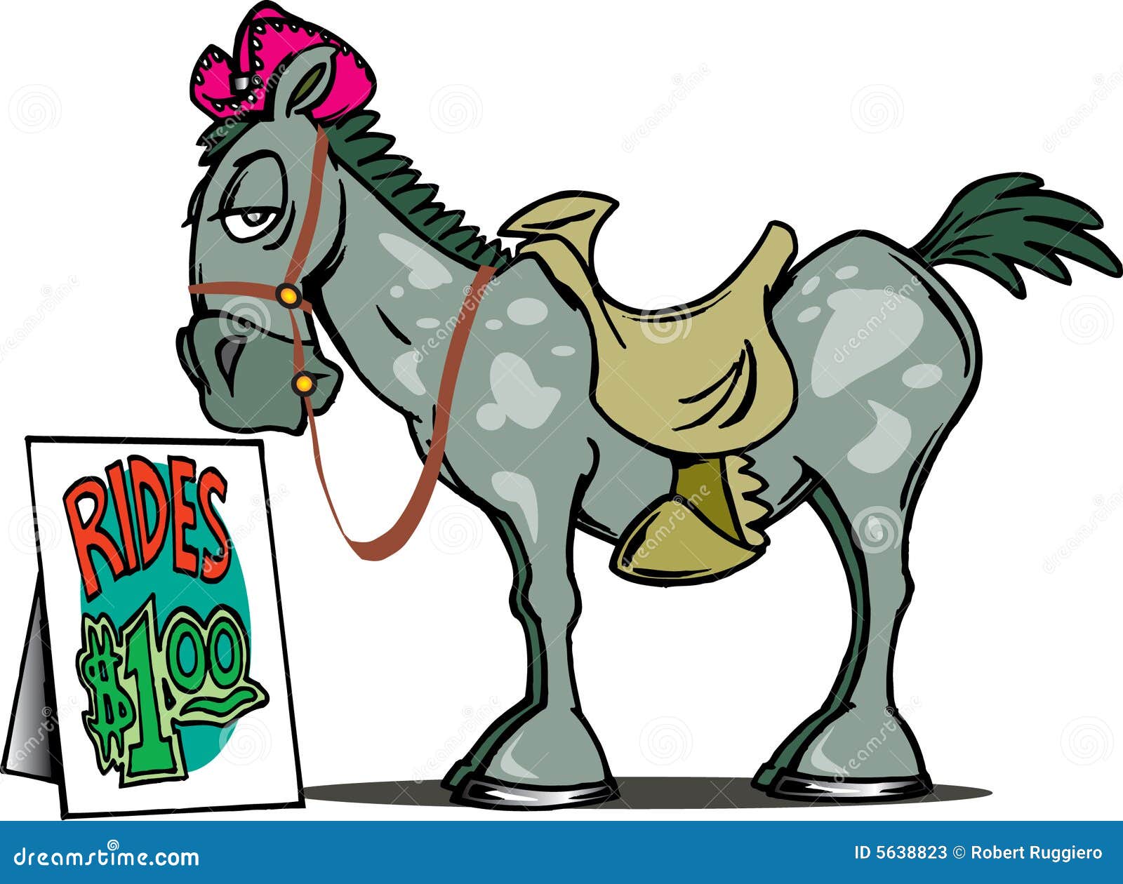 Horse Rides stock vector. Illustration of horse, sign - 5638823