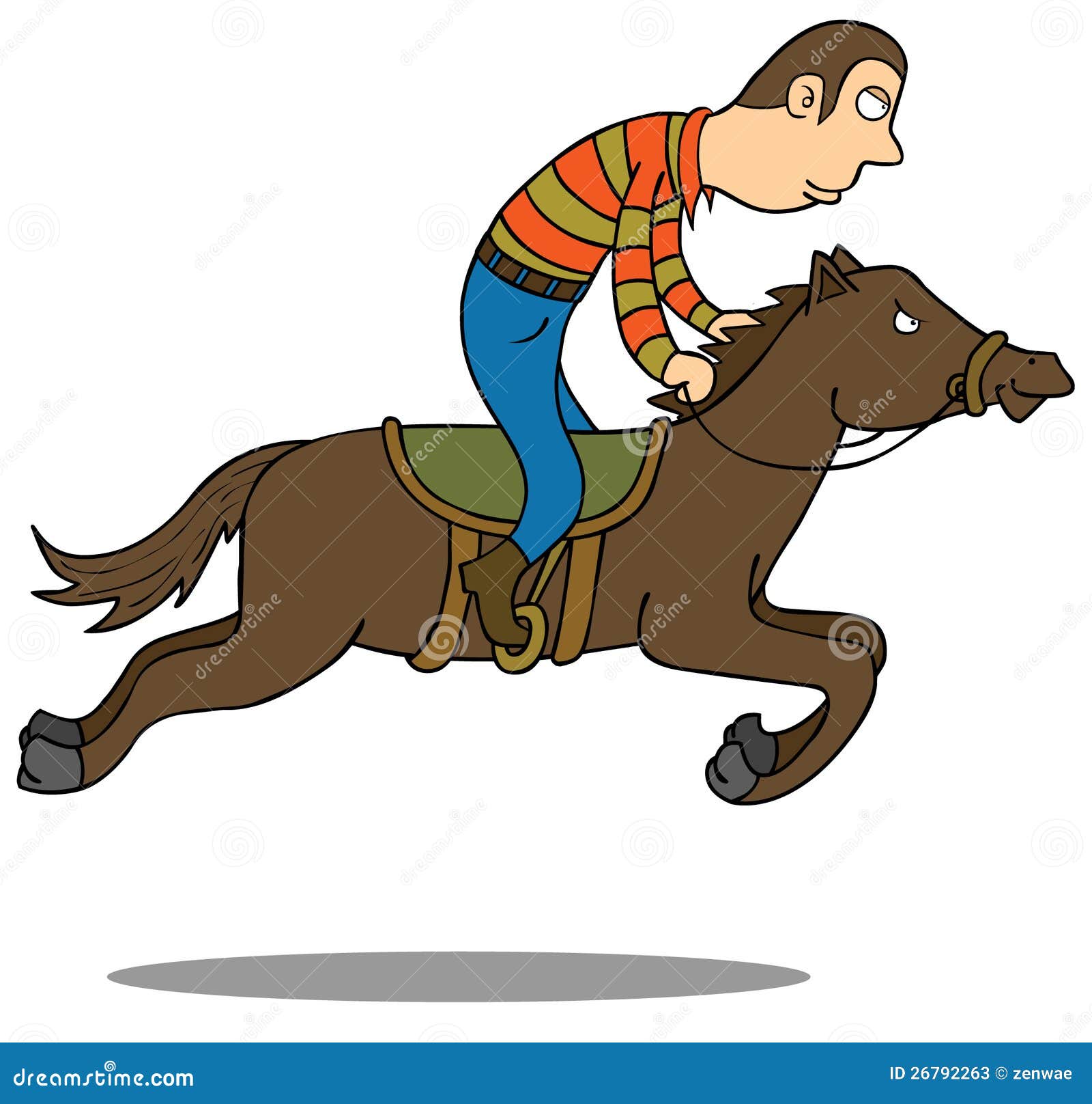 Horse Riding stock vector. Illustration of vector, jockey - 26792263
