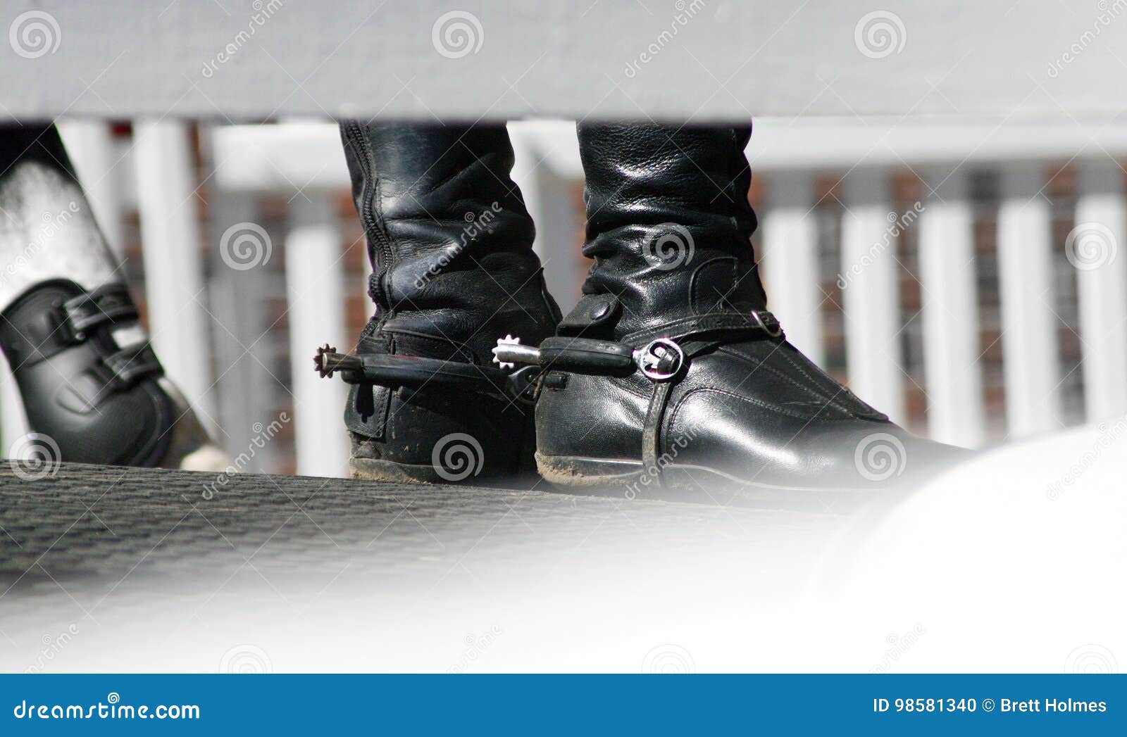 Horse riding boot spur stock photo. Image of active, arena - 98581340
