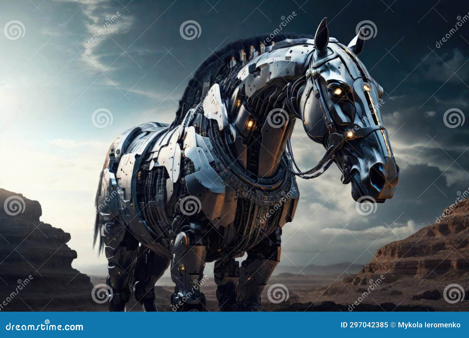 The Horse Robot Mimicked The Movements Of A Real Horse, But With ...