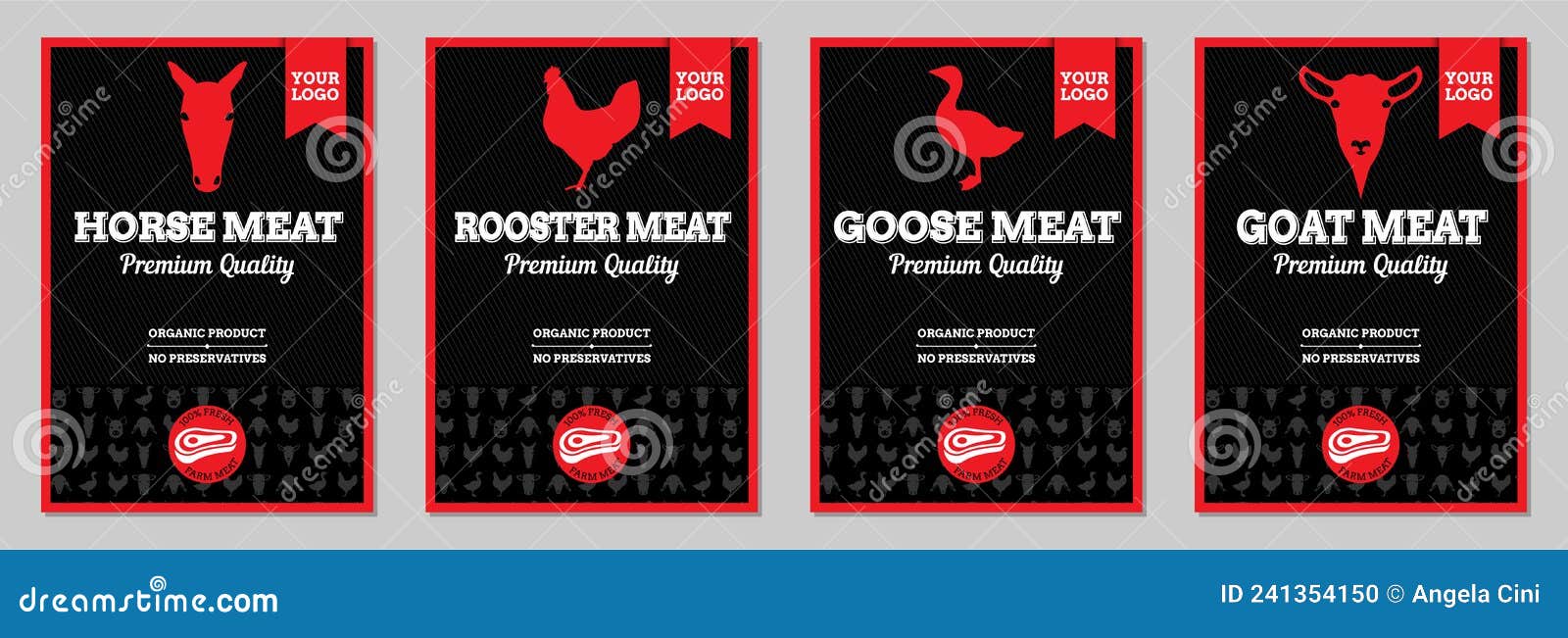 Goat Meat Chart. Butchery Poster With Goat Meat Cuts And Paper Craft ...