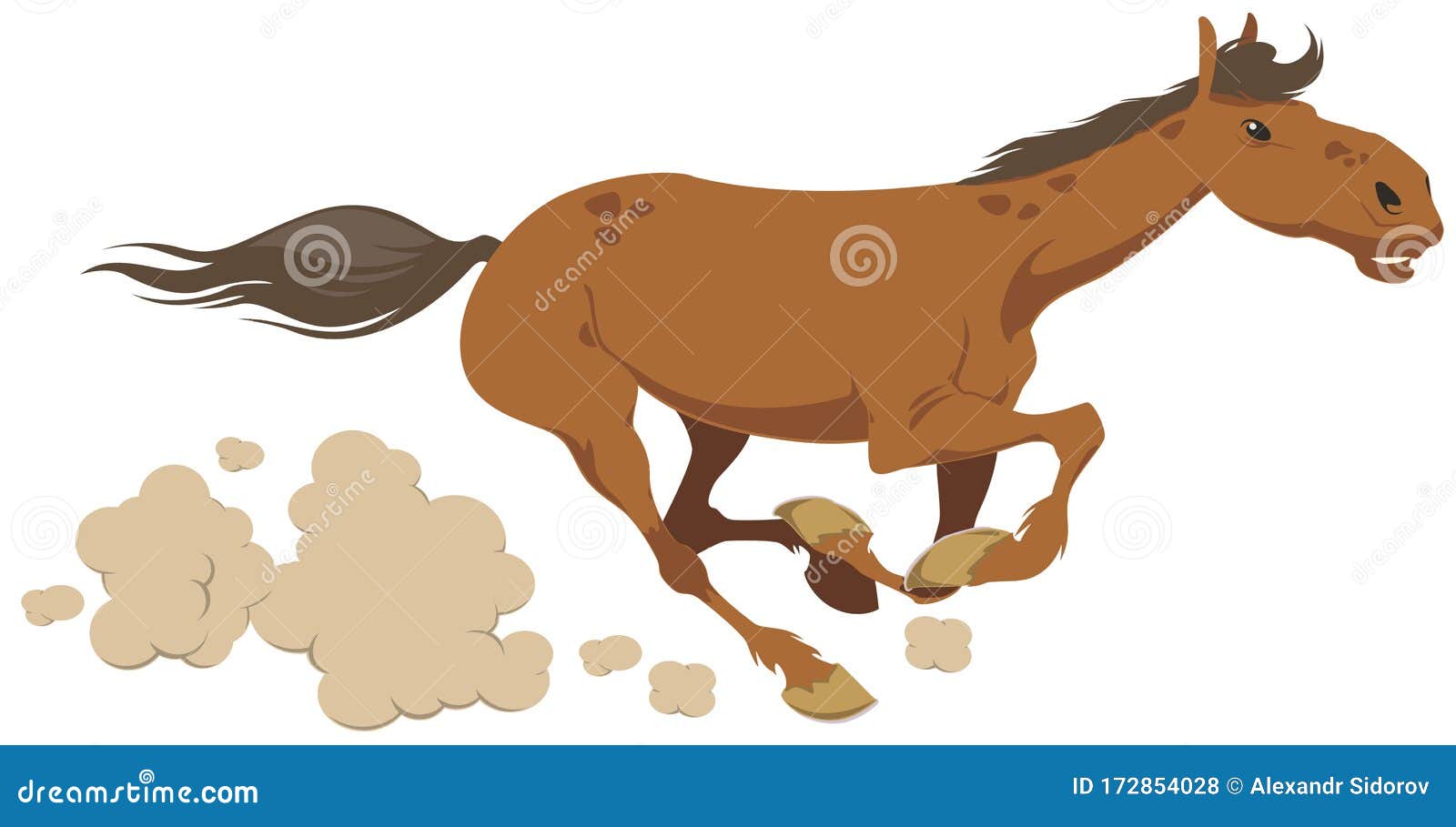 Horse Runs Trot. Coloring Book. The Horse Runs Trot. Coloring Book ...