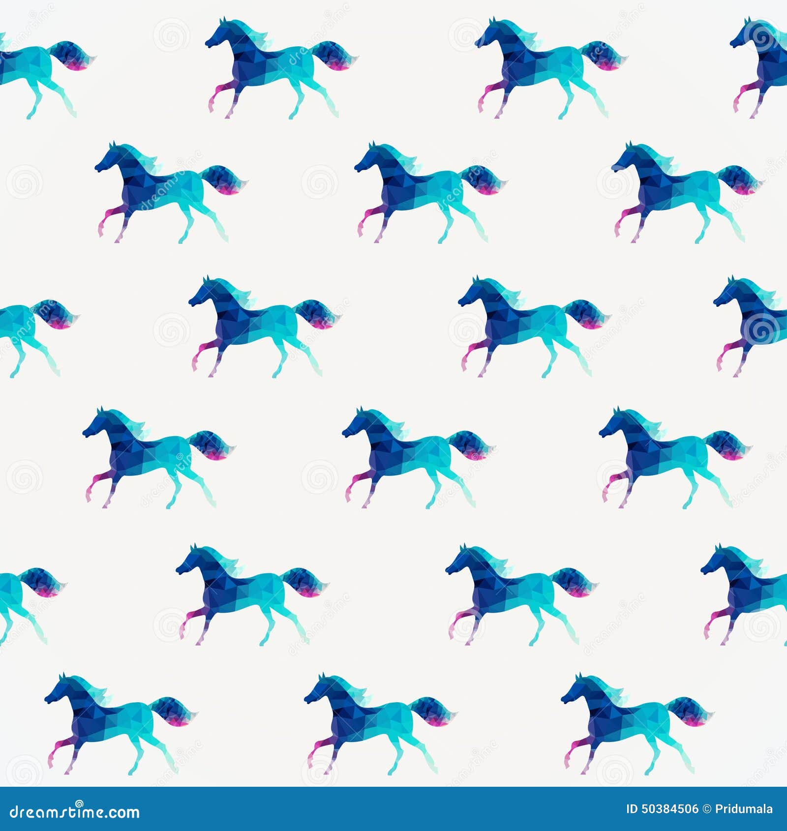 Horse Seamless Pattern. Vector. Vector Triangle Horse Stock Vector ... Horse Seamless Pattern. Vector. Vector Triangle Horse Stock Vector ...
