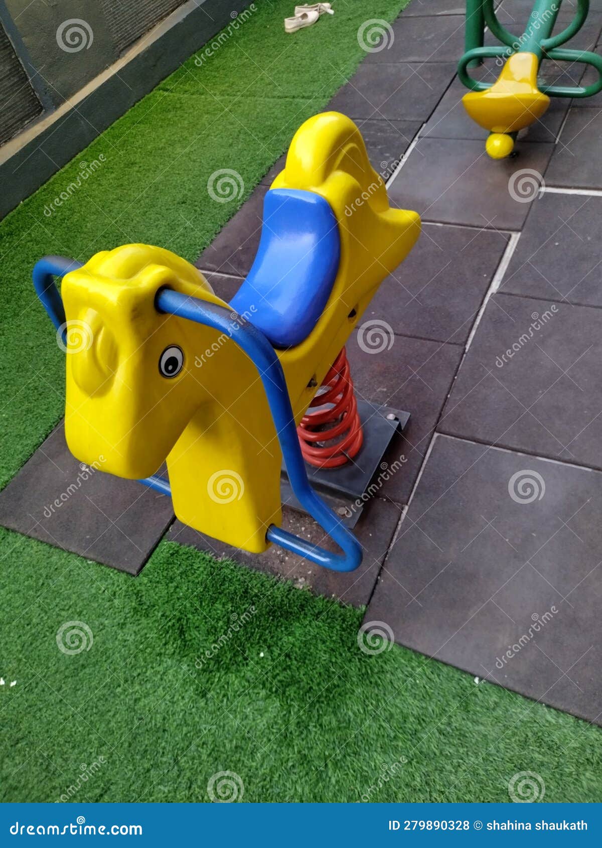 Horse spring rider stock photo. Image of yellow, horse - 279890328