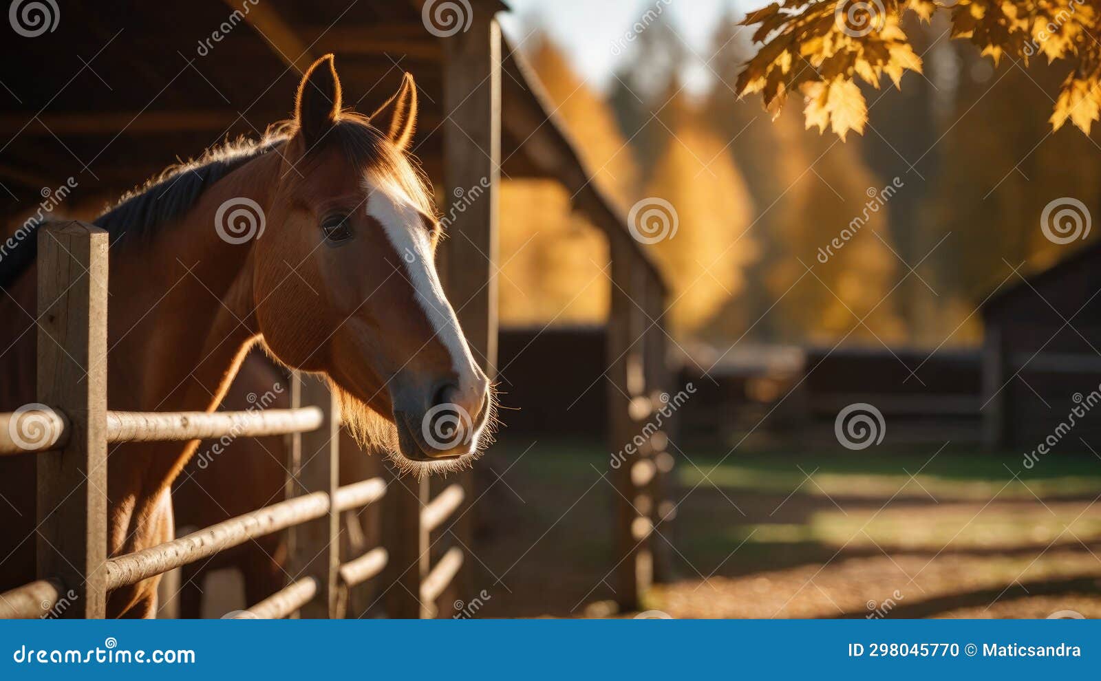Horse in the Stable. Generated with AI Stock Photo - Image of animal ...