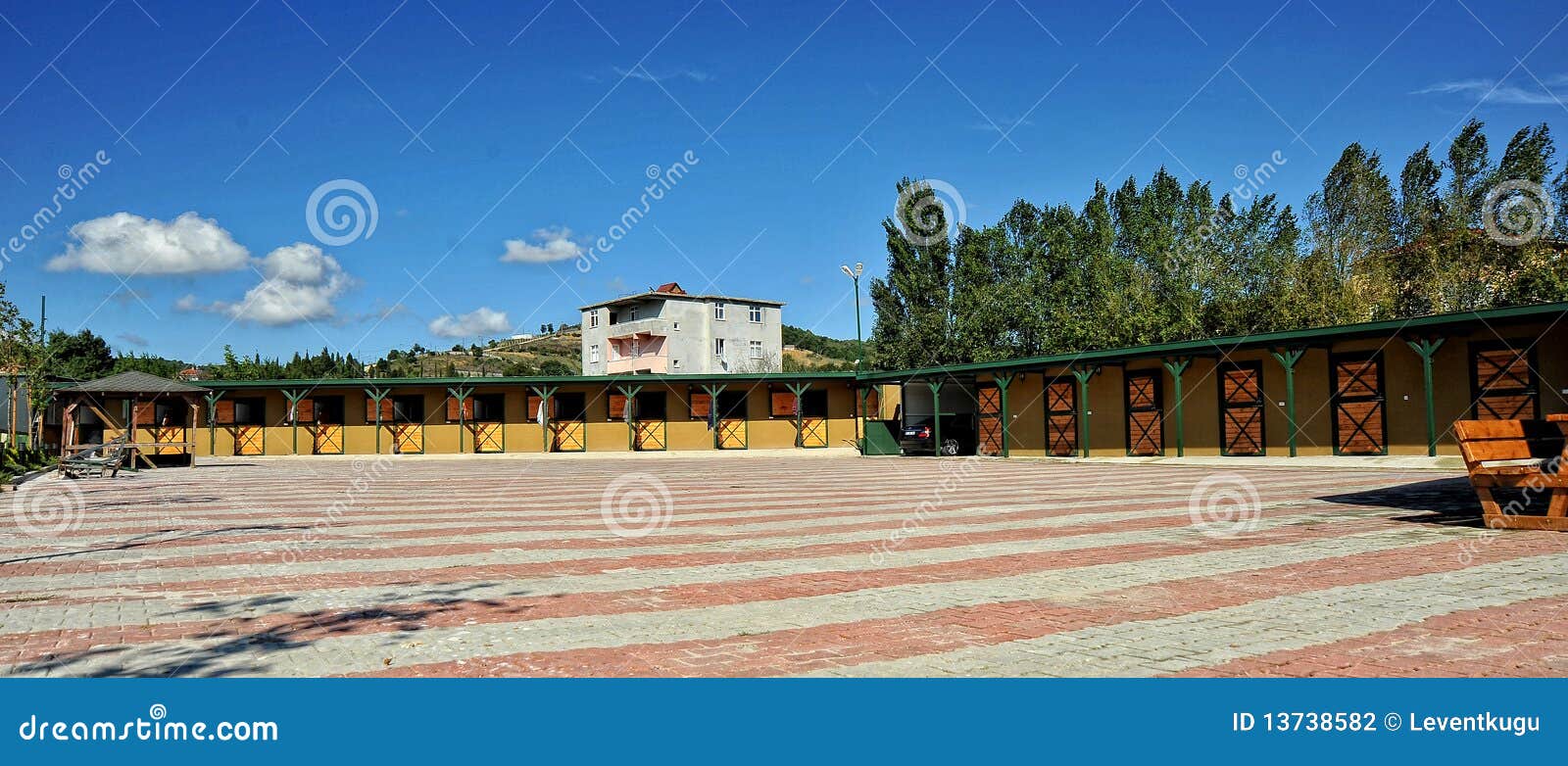 Horse stables stock photo. Image of mustangs, beautiful - 13738582