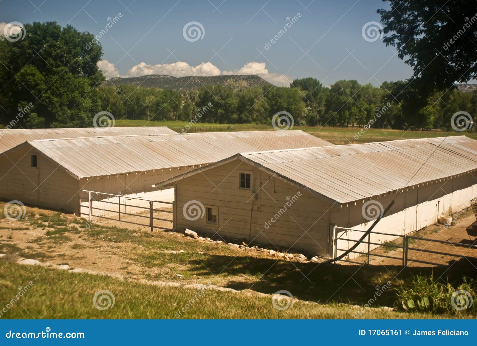 Horse Stables at Cimarron stock image. Image of stables - 17065161