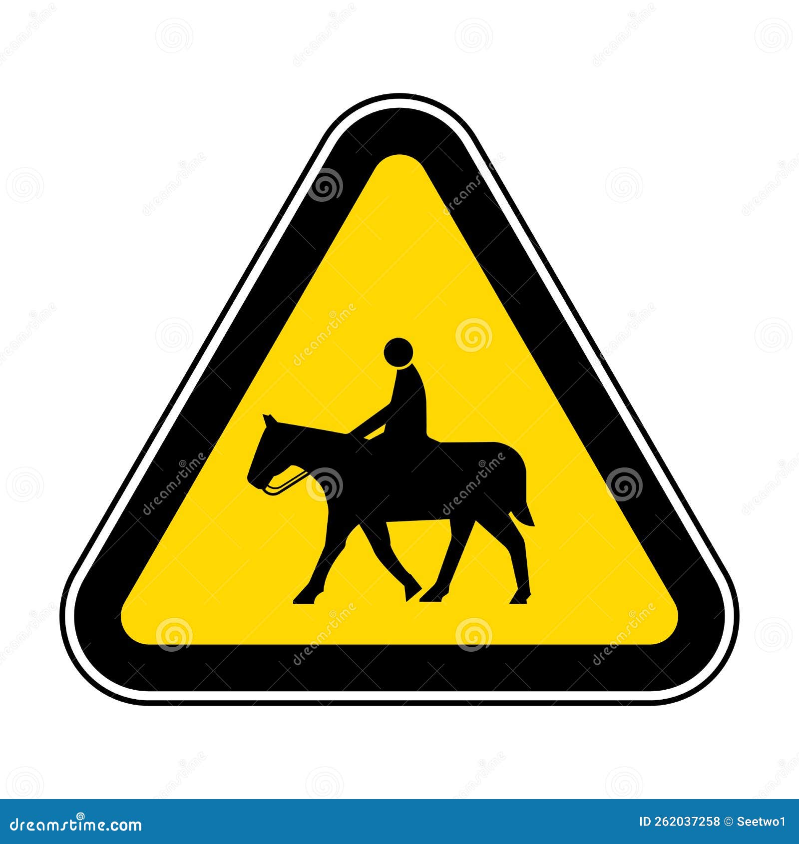 Horse Symbol Sign on White Background Stock Vector - Illustration of ...