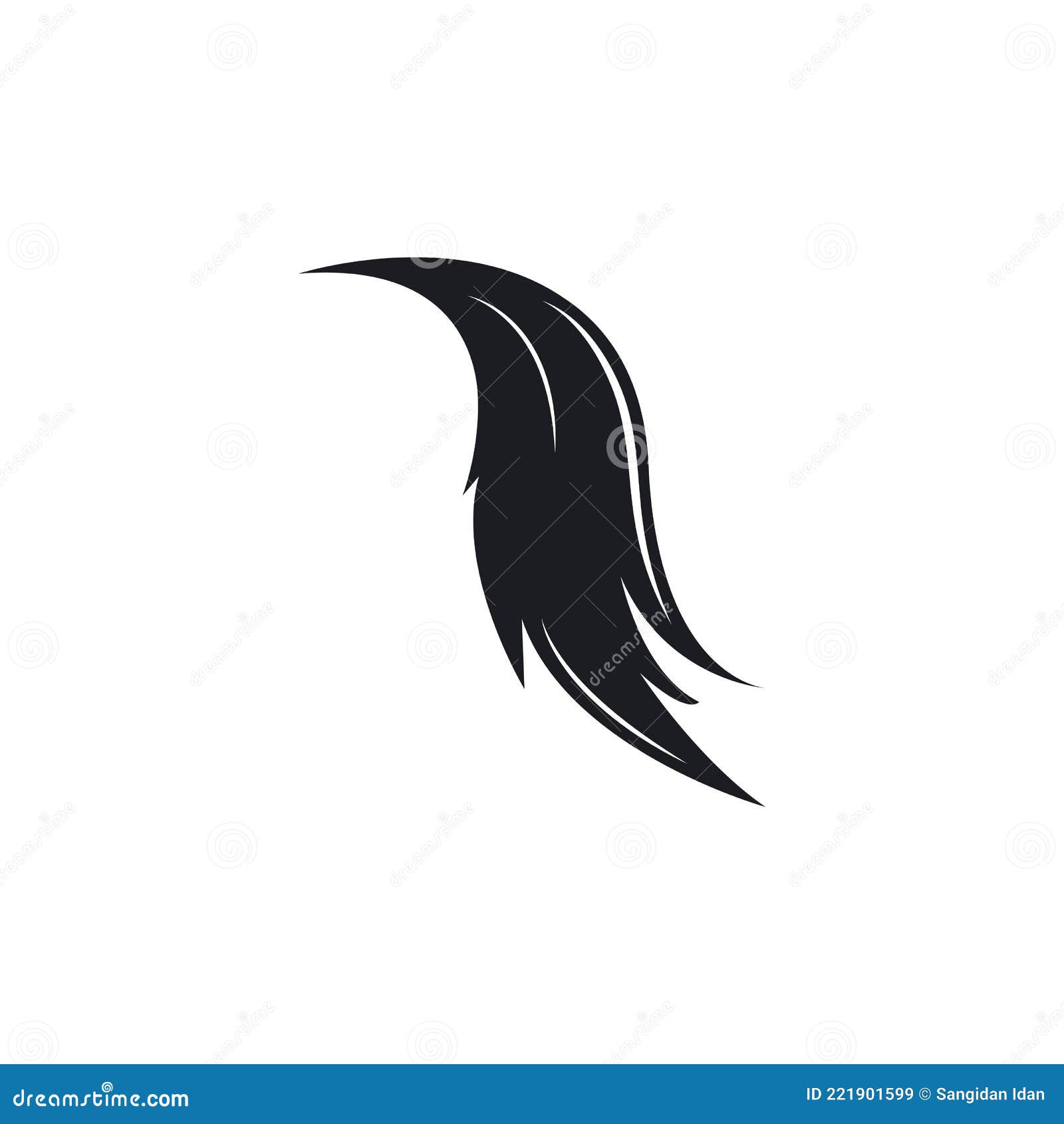 Horse Tail Icon Vector Illustration Design Stock Vector - Illustration ...