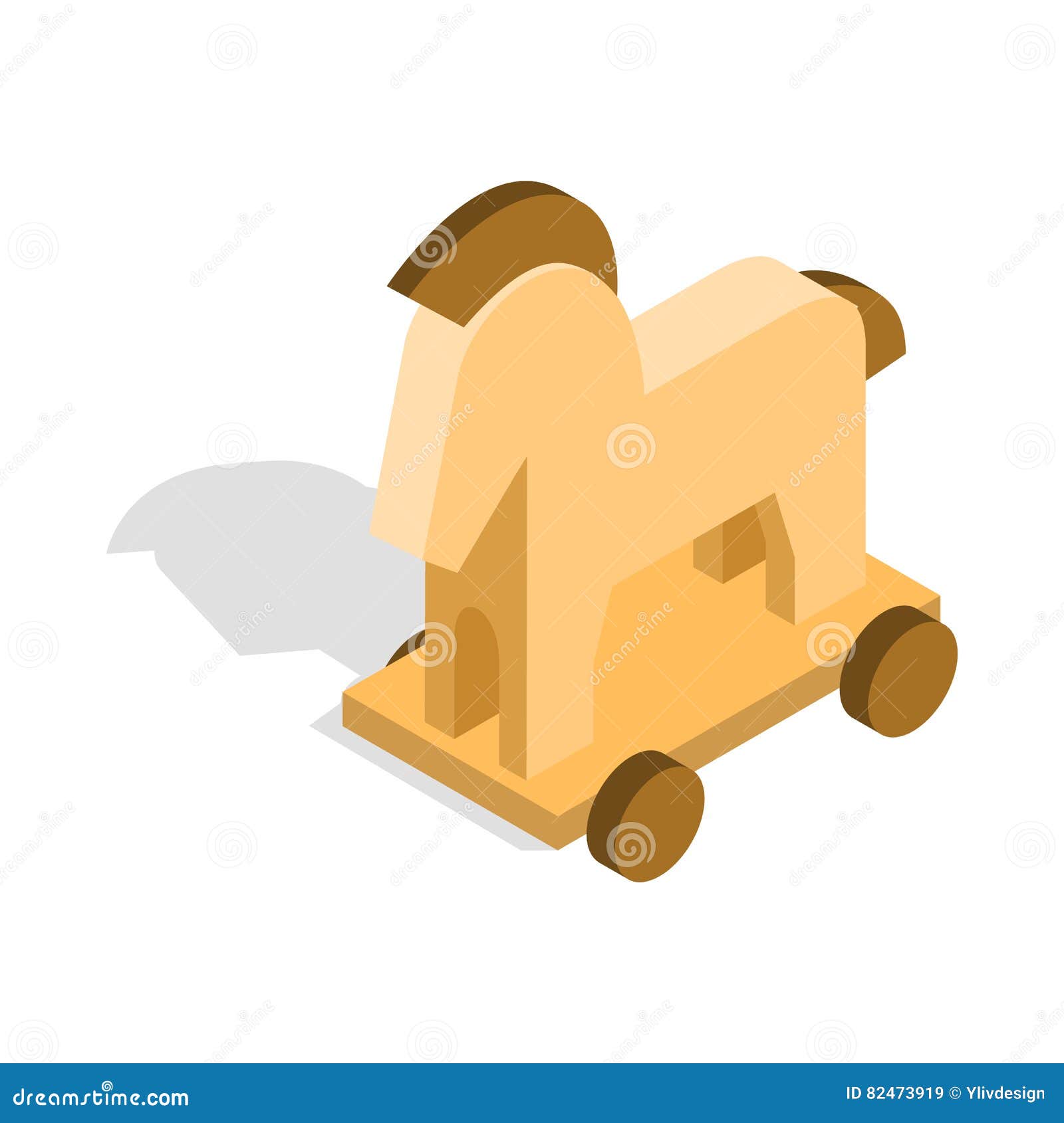 Trojan Icon Vector From Cyber Security Concept. Thin Line Illustration ...