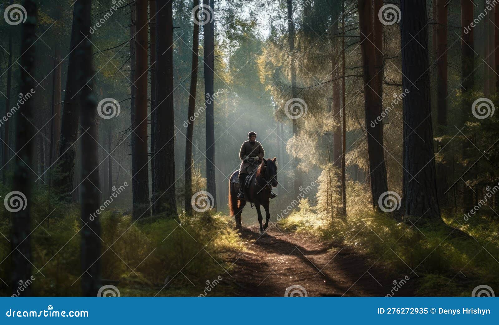 Horseback Riding through Enchanted Forest Creating Using Generative AI ...