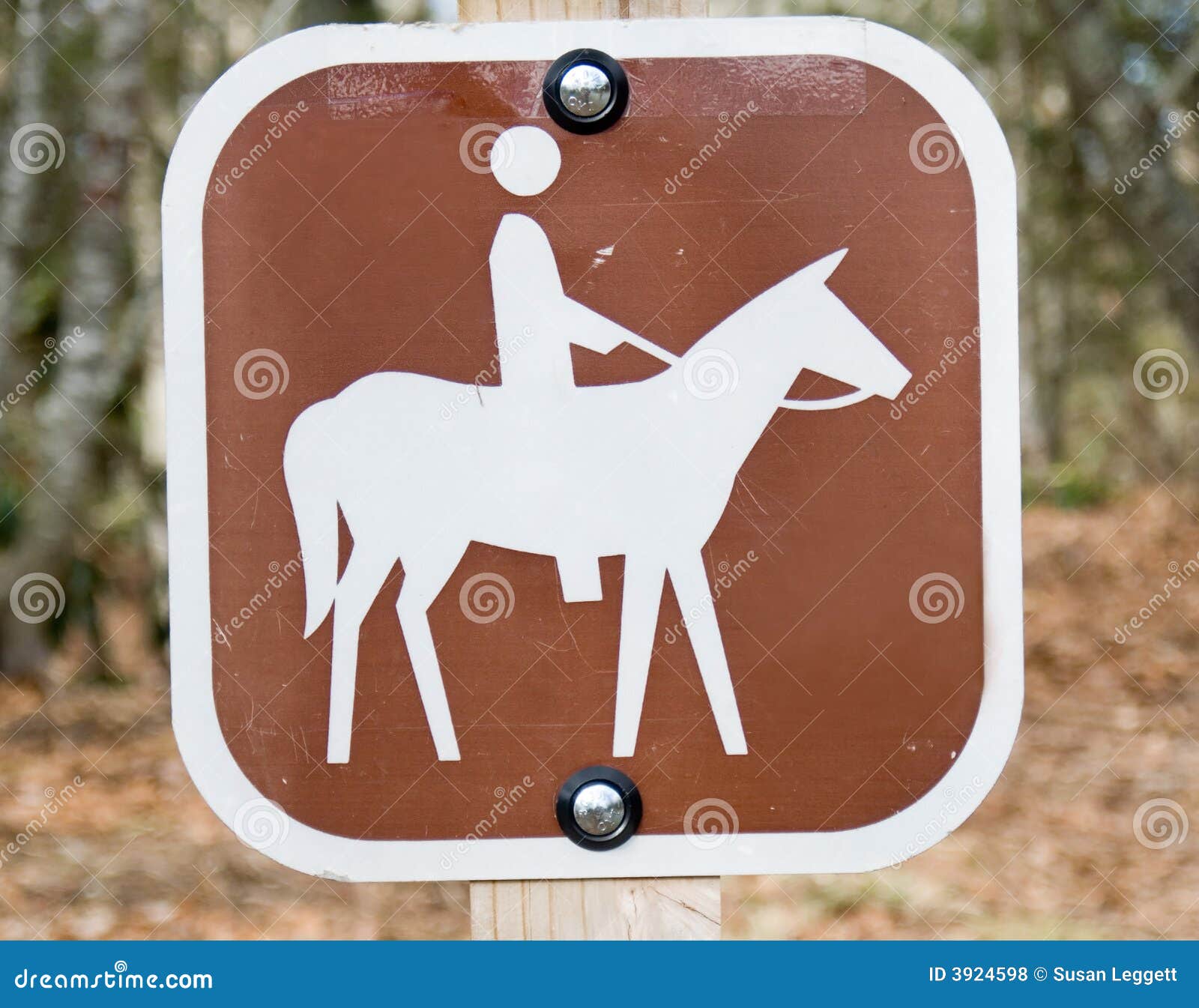 Horseback riding sign stock photo. Image of horseback - 3924598