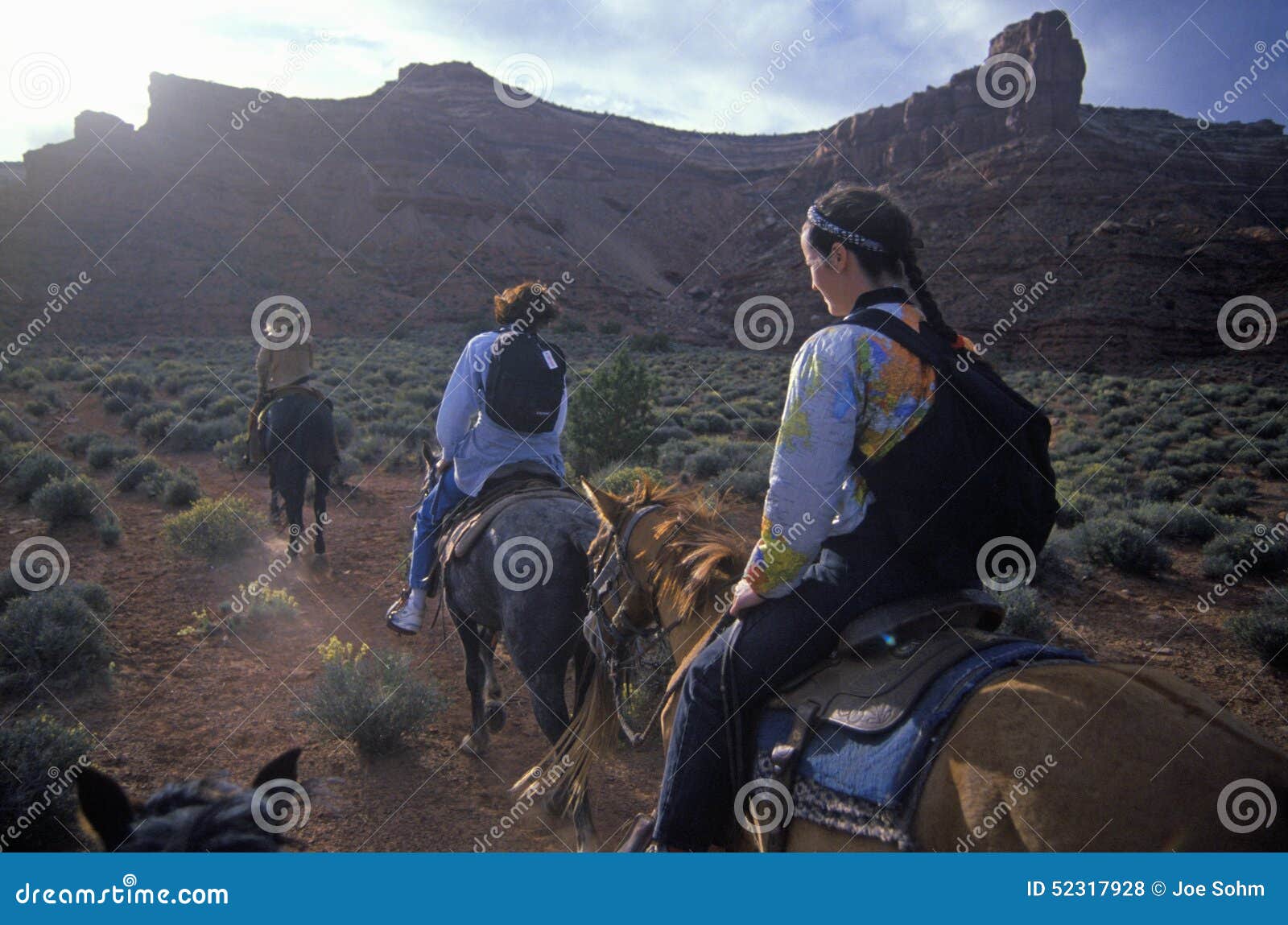 Horseback Riding in Valley of the Gods, UT Editorial Stock Photo ...