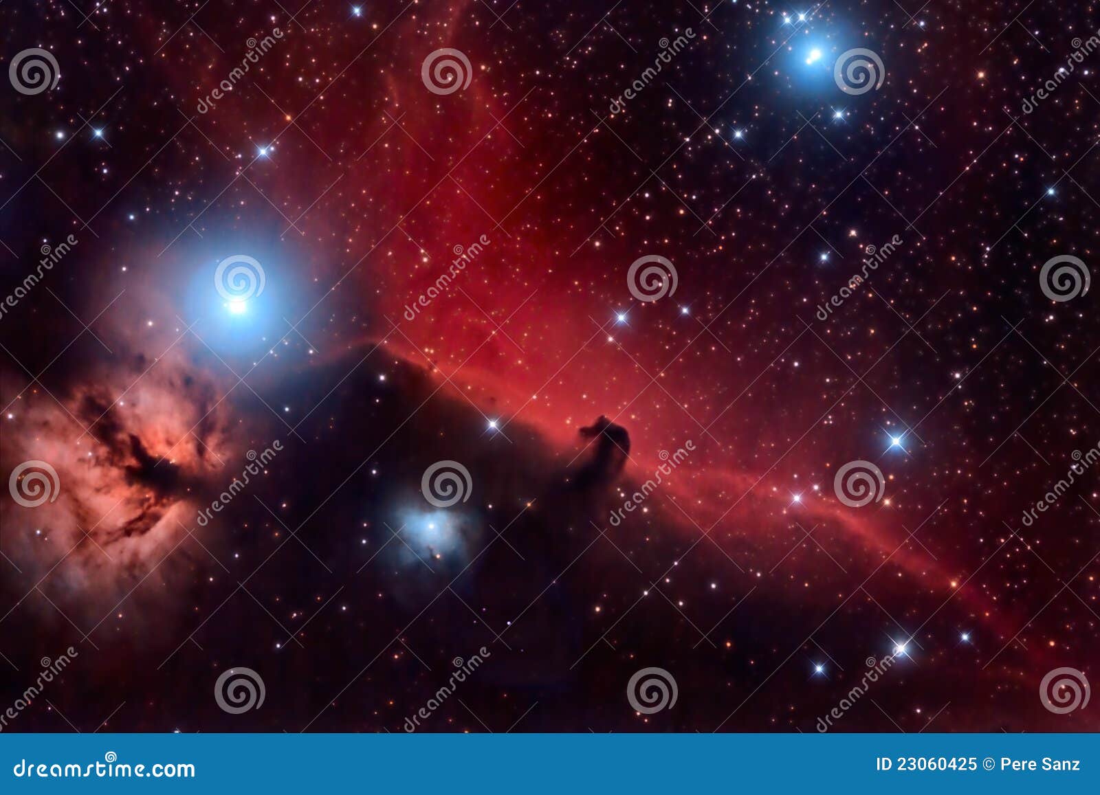 Horsehead Nebula stock image. Image of halo, cosmos, astroimage - 23060425
