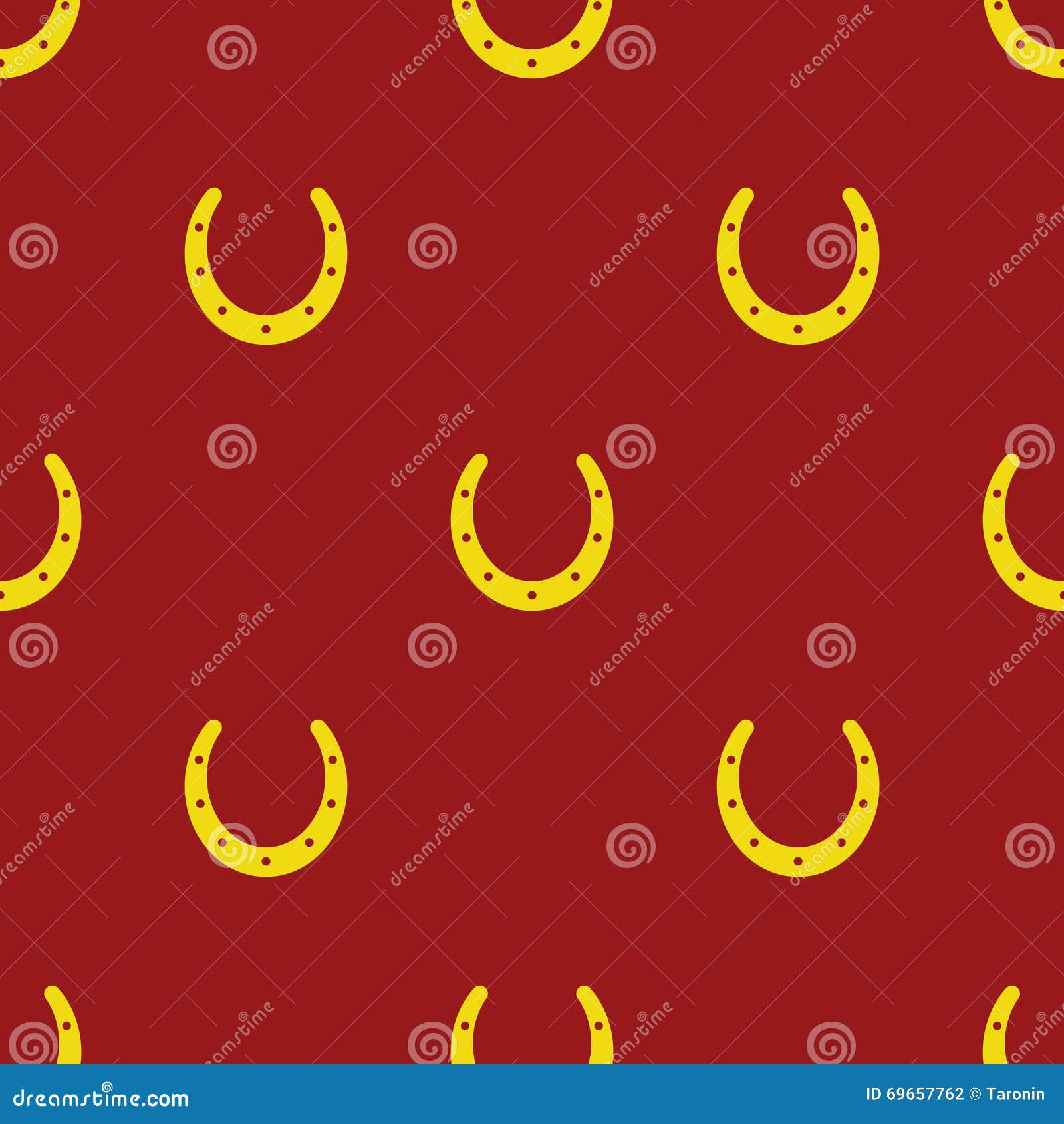 Horseshoe for good luck stock vector. Illustration of design - 69657762