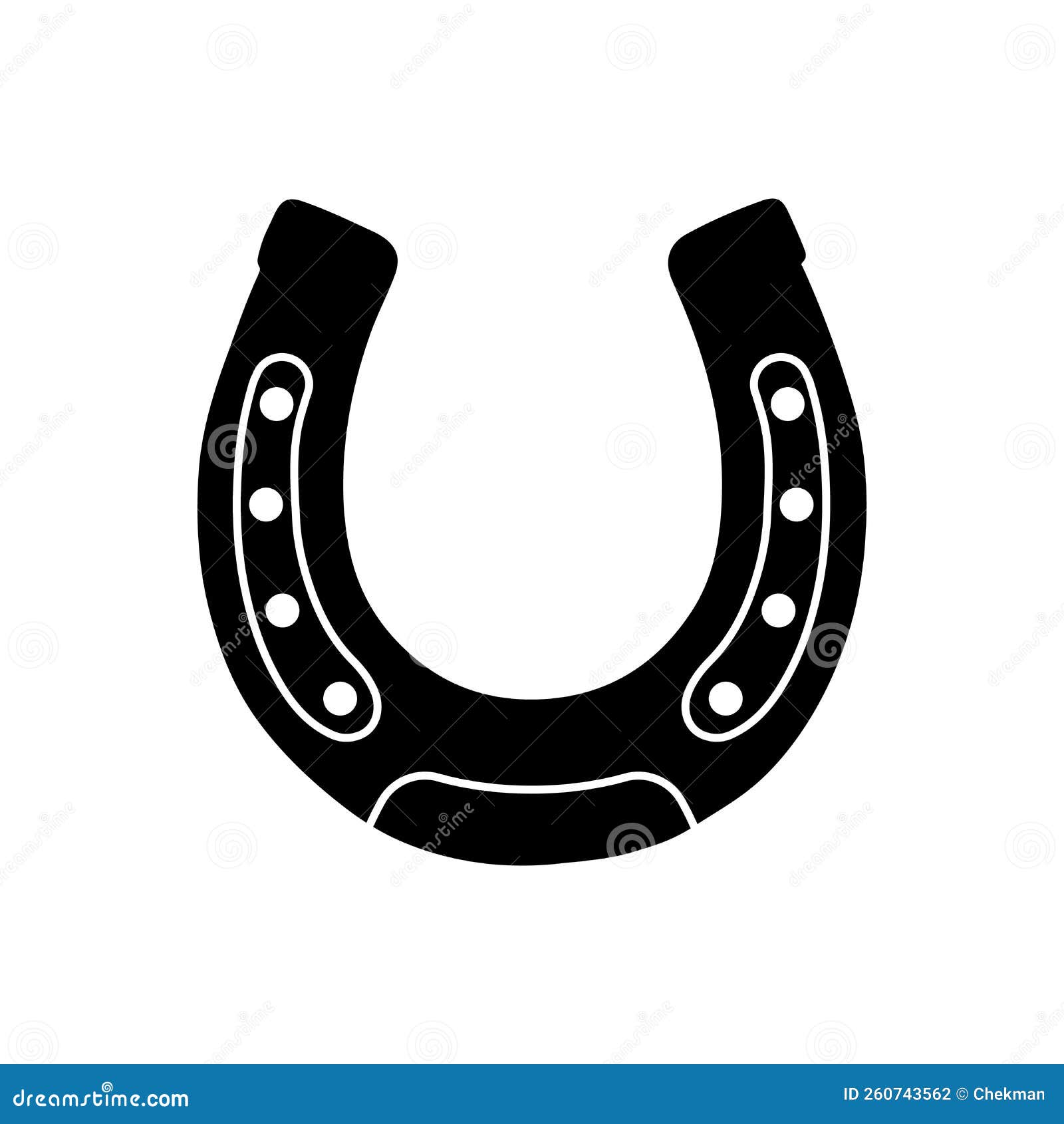 Horseshoe Icon. Horseshoe Shape Stock Vector - Illustration of lucky ...