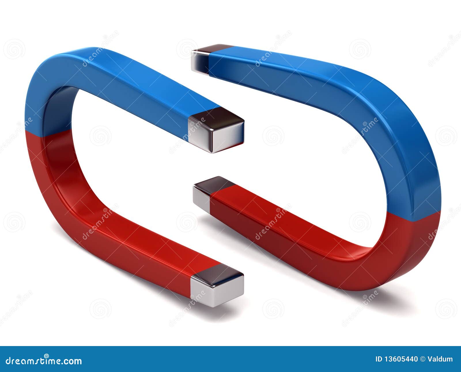 Horseshoe Magnet With Lightning Flash Outline Icon. Symbol Of Magnetic ...