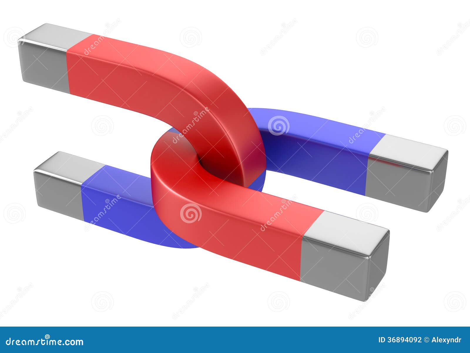 Horseshoe magnets stock illustration. Illustration of experiment - 36894092