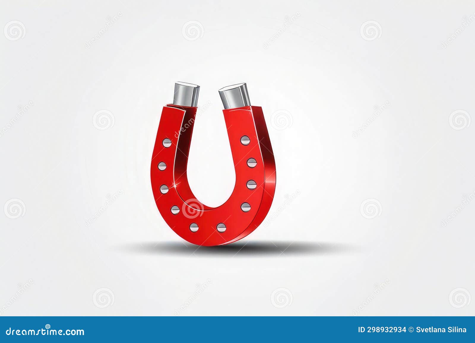 Horseshoe-shaped Magnet Attracts Symbol Cartoon Vector | CartoonDealer ...
