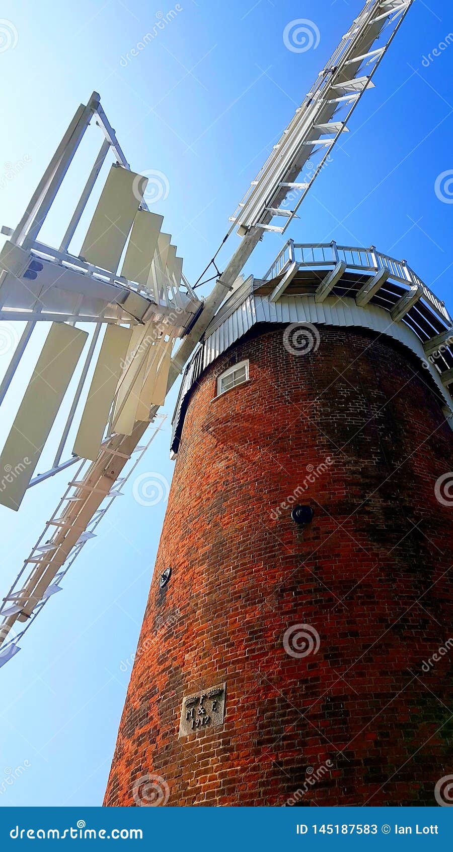 Horsey Windmill Mere is One of the Norfolk Broads in Stock Image ...