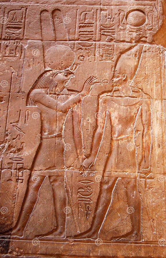 Horus God carving stock image. Image of egypt, reincarnation - 15347461