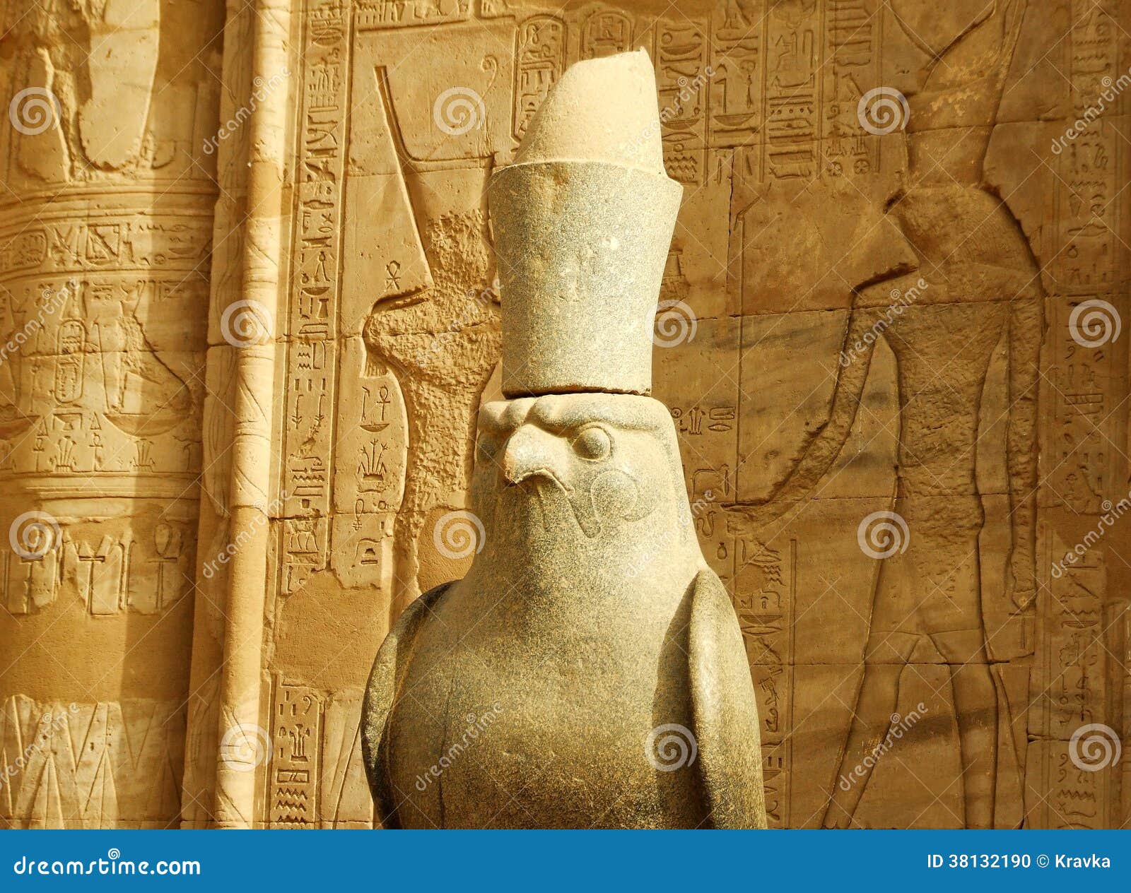 Horus temple stock photo. Image of kingdom, ruin, civilization - 38132190