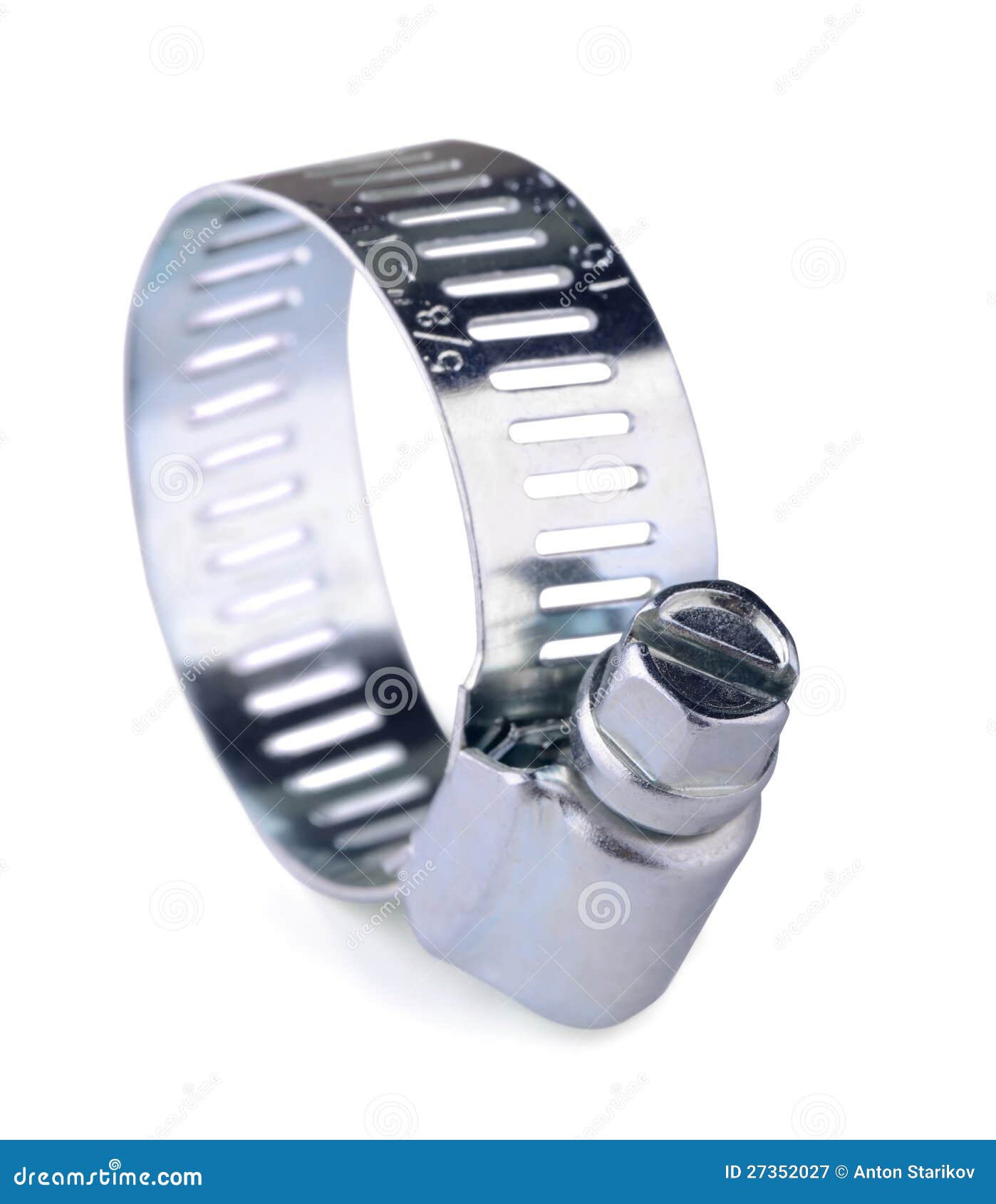 Hose clamp stock image. Image of fastener, gear, shiny - 27352027