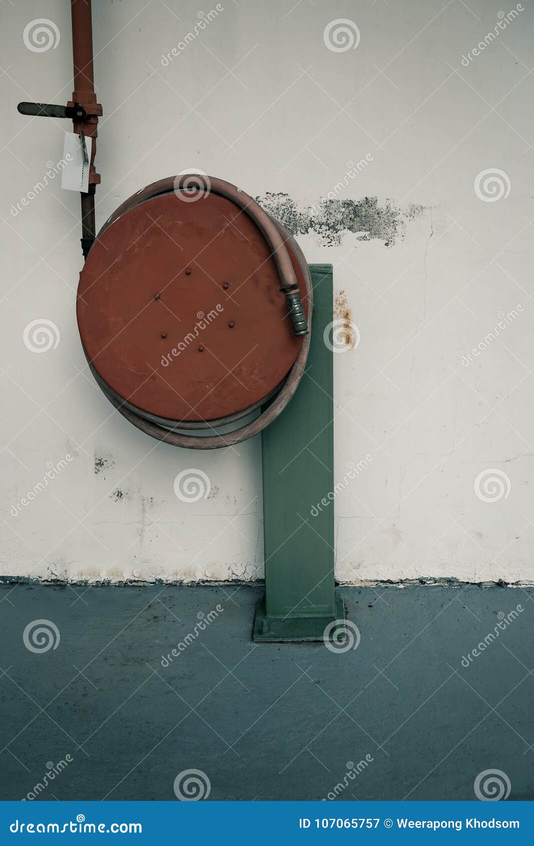 Hose station stock image. Image of vintage, wall, factory - 107065757