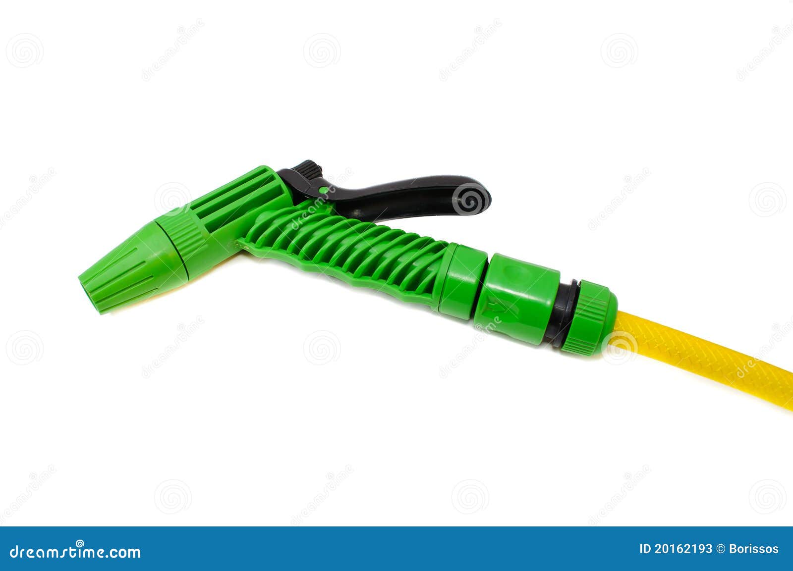Hose for Watering the Garden with the Spray Stock Image - Image of ...
