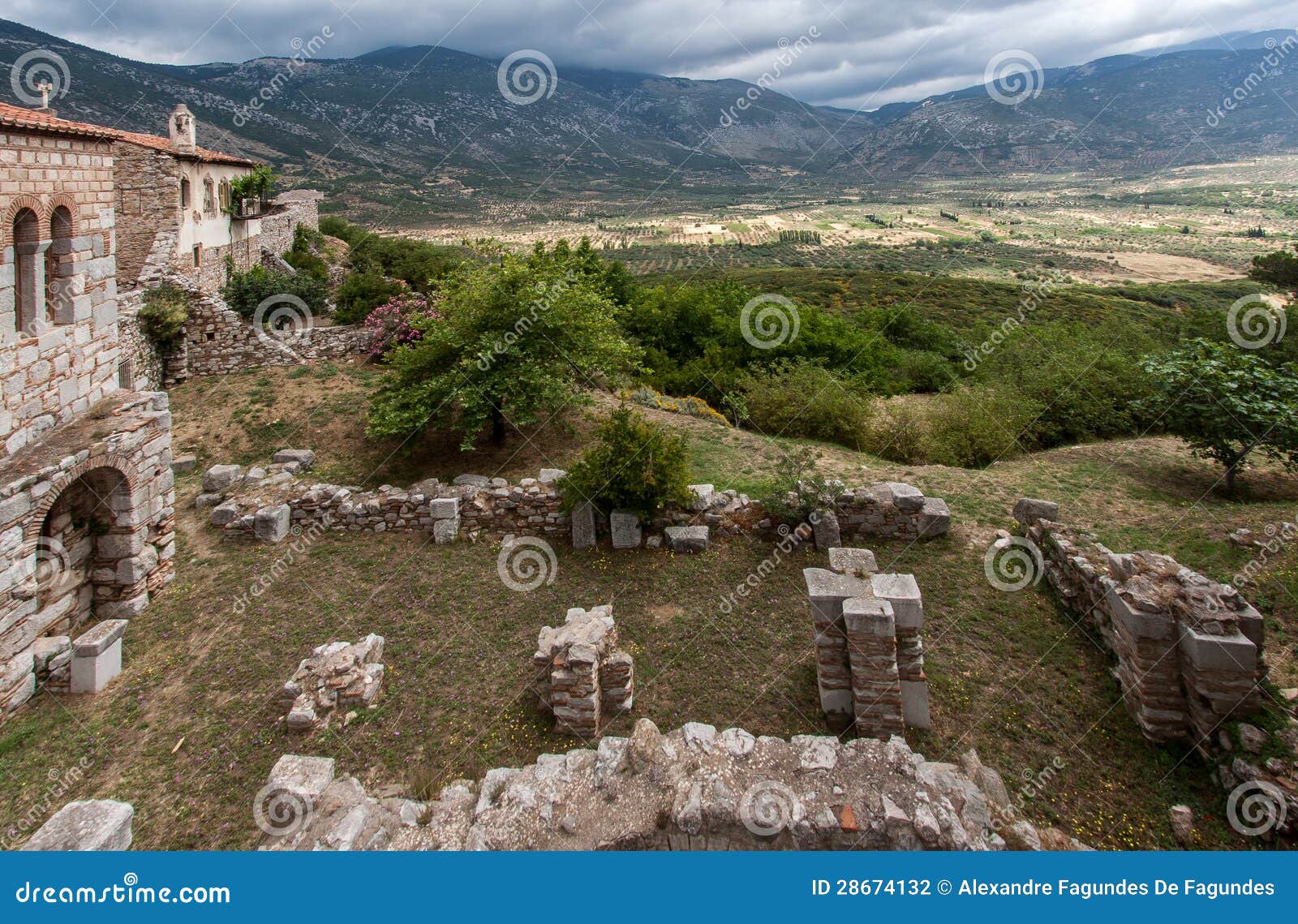 Hosios Loukas Greece stock photo. Image of religious - 28674132