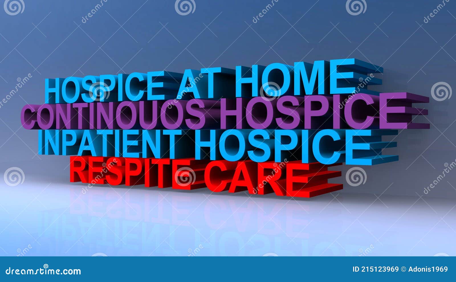 Hospice at home on blue stock illustration. Illustration of aged ...